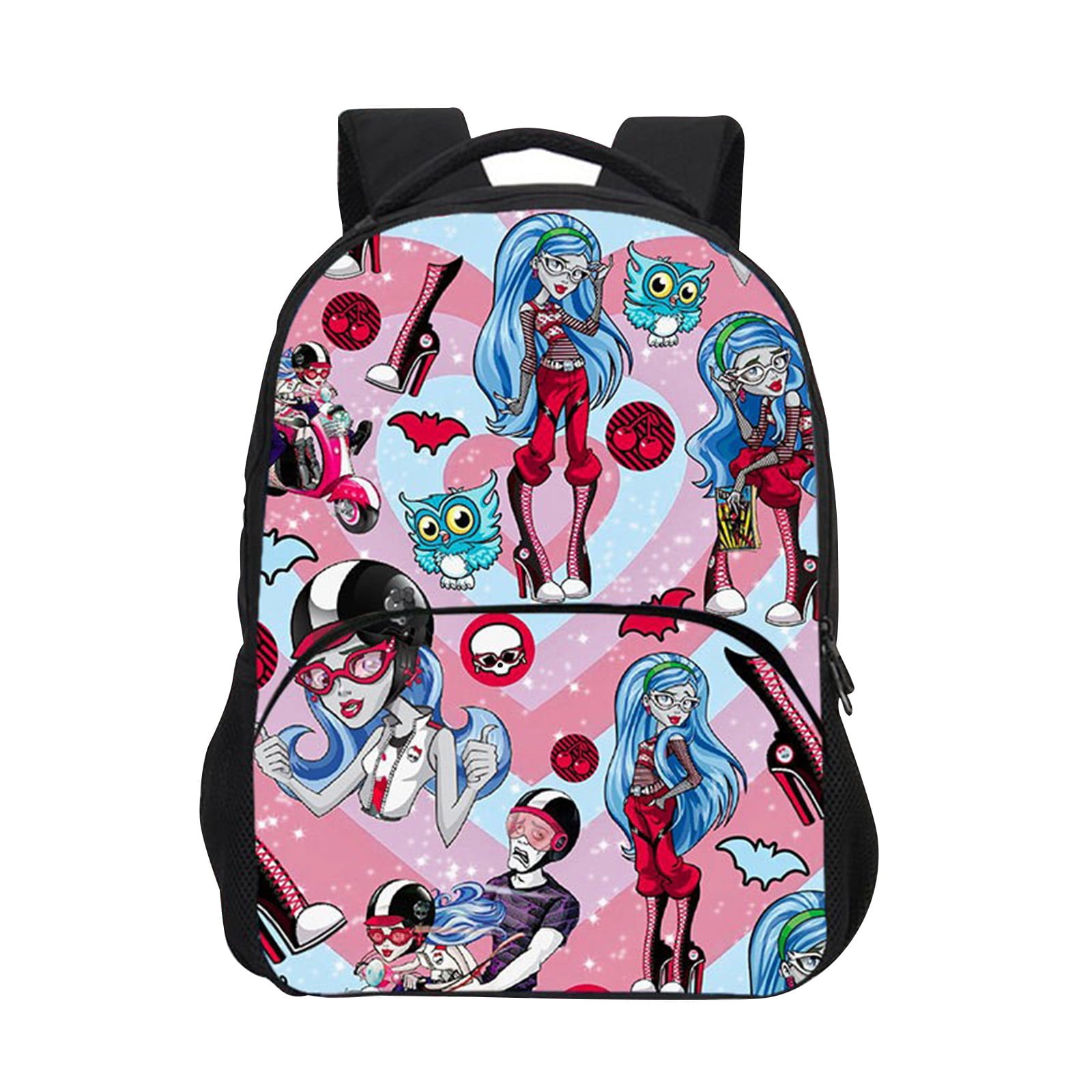 Monster High Travel Backpack Back to School Large Capacity Backpack ...