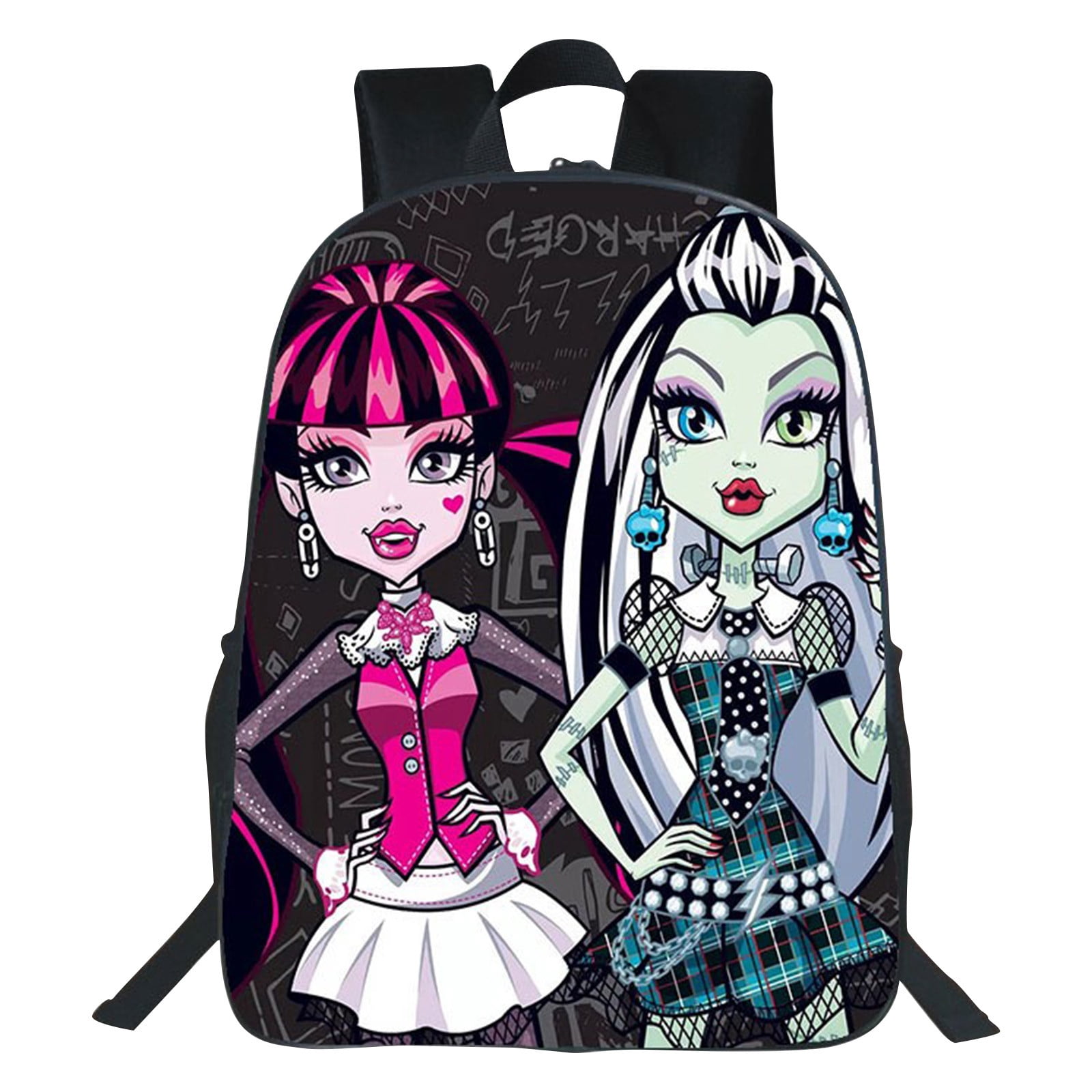Monster High Travel Backpack Back to School Large Capacity Backpack ...
