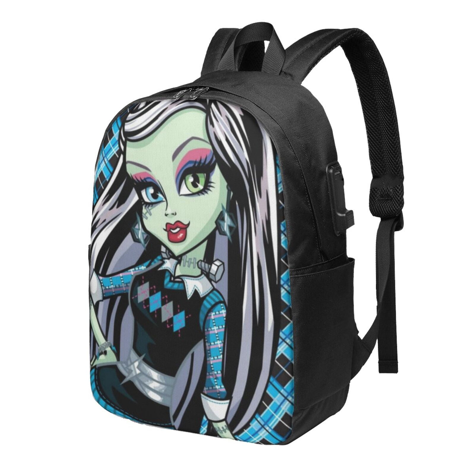Monster High USB Backpack 17 in Casual Lightweight Daypack School Bag ...