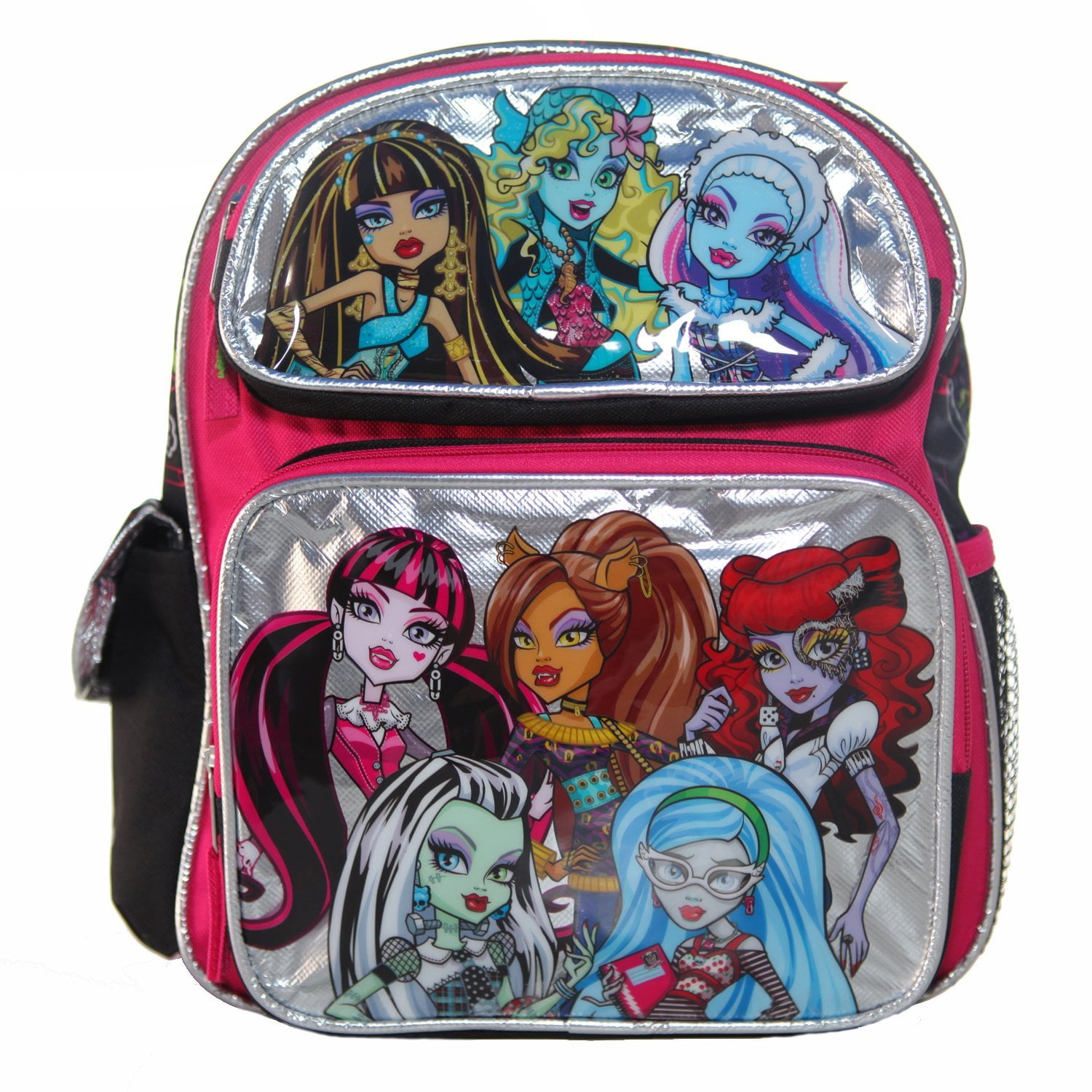 Small Backpack - Monster High - 8 Girls Silver School Bag New 80055 ...