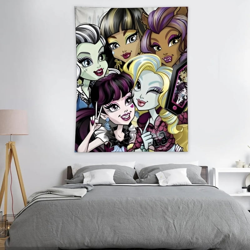Monster High tapestry 40 x 60 inches rich in color realistic in details ...