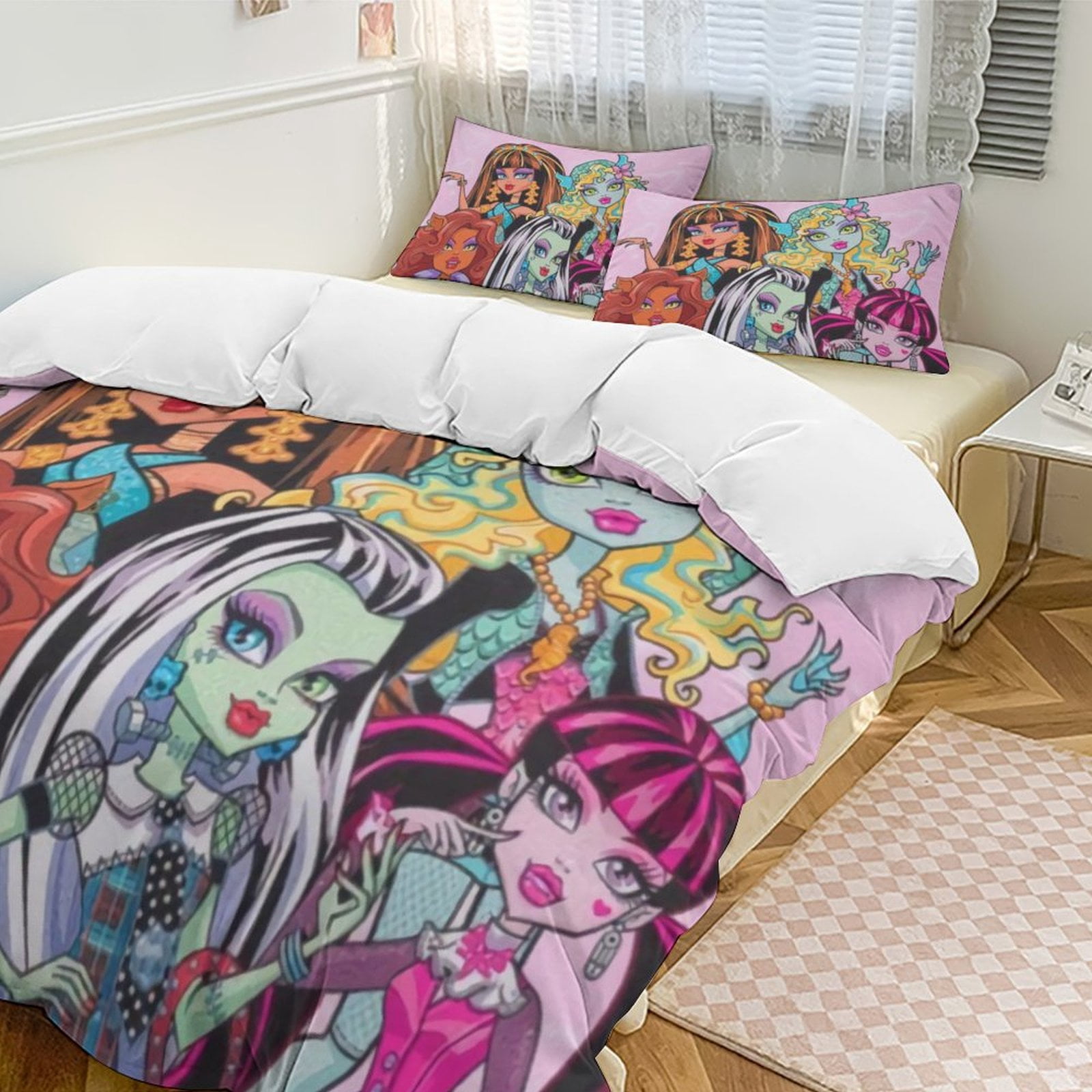 Monster HighCartoon Collection 3-Piece Comforter Set, Personalized ...