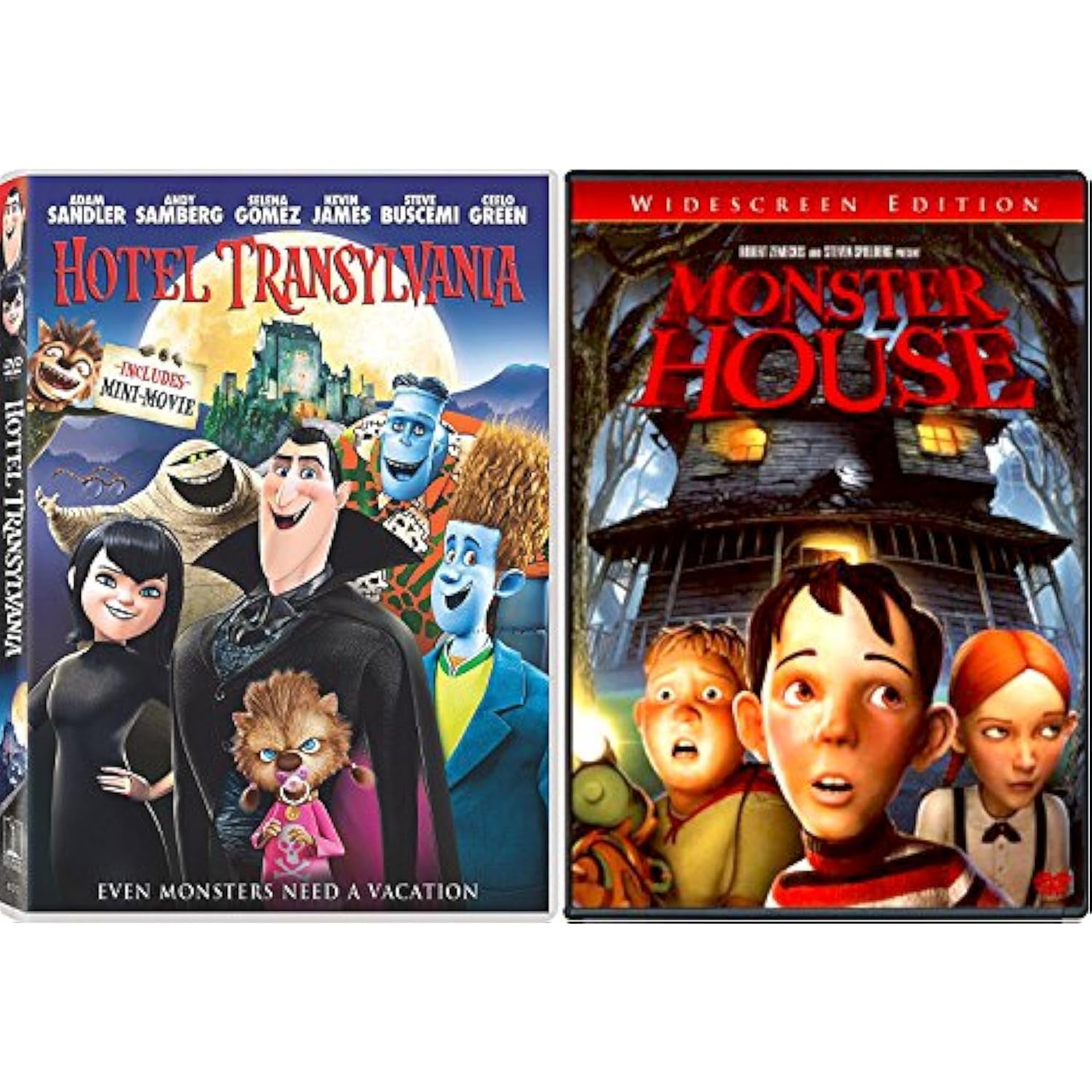Monster House & Hotel Transylvania Animated Movie Halloween Double ...