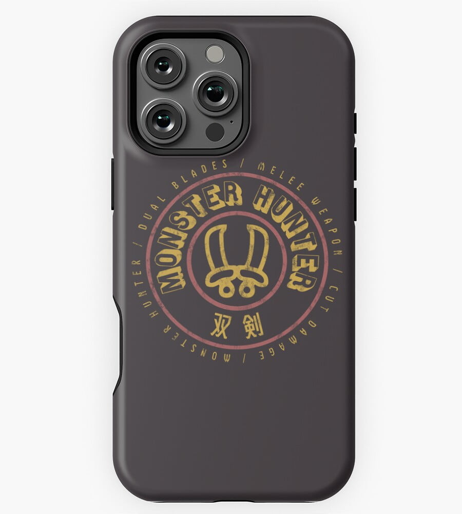 Monster Hunter Dual Blades GA8694 Phone Case for iPhone 11 to 17 Pro ...
