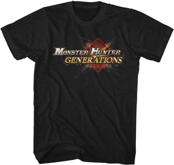 Monster Hunter Generations Logo Capcom Video Game Men's T Shirt ...