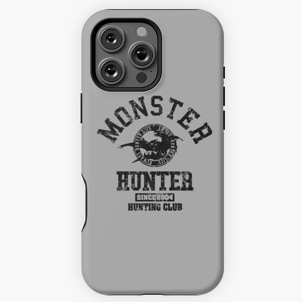Monster Hunter Hunting Club Phone Case for iPhone 16 15 14 13 12 11 Pro ...