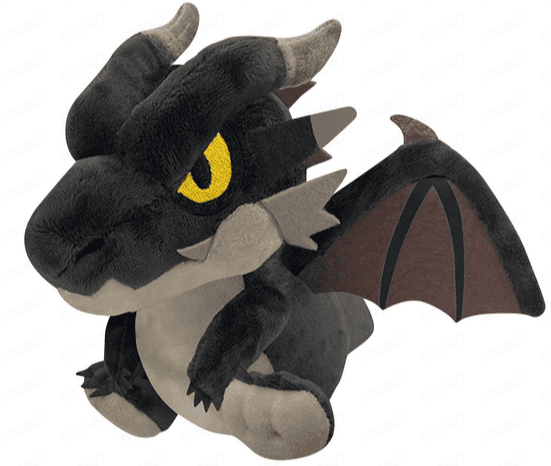 Monster Hunter: Old Fatalis Chibi Plush and Crimson Fatalis Chibi Plush ...