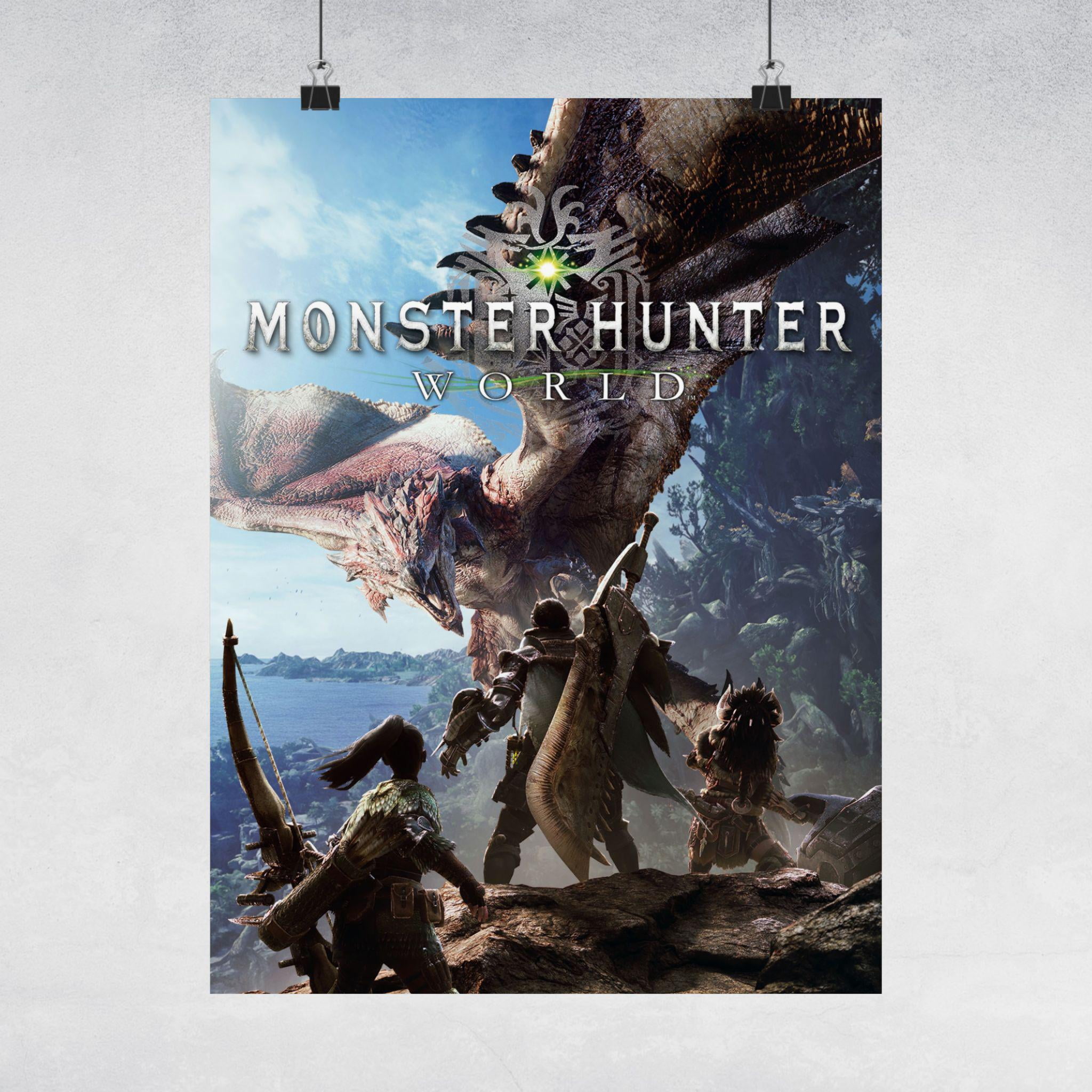 Monster Hunter RPG Gaming Poster Print, Geeky Wall Art, Video Game ...