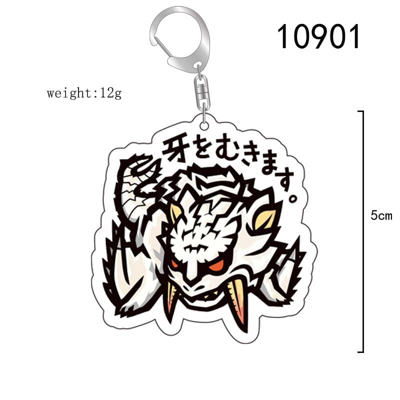 Monster Hunter Rise Keychain Doll Game Merchandise Toys - Walmart.com