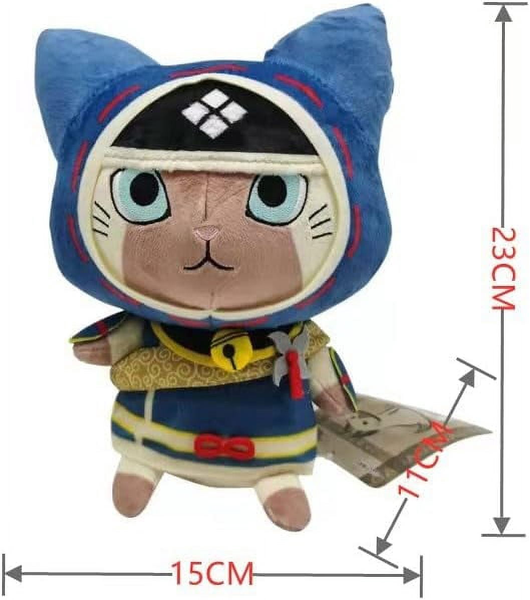 Monster Hunter Rising plush doll Elu Cat 23cm Stuffed Animals Plush ...