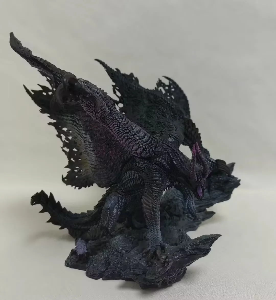 Monster Hunter World Figurine Black Eclipse Dragon Model - Walmart.com