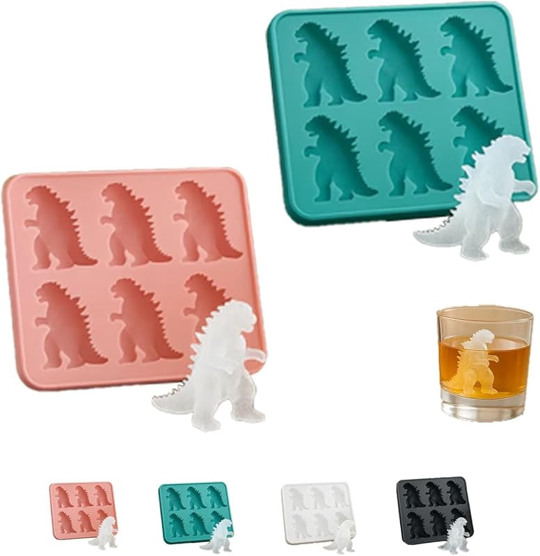 Monster Ice Cube Molds, Dinosaur Ice Cube Tray, Funny Food Grade ...