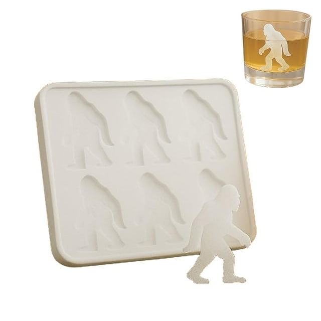 Monster Ice Cube Trays for Freezer - 6 Cavity Silicone Monster Ice Cube ...