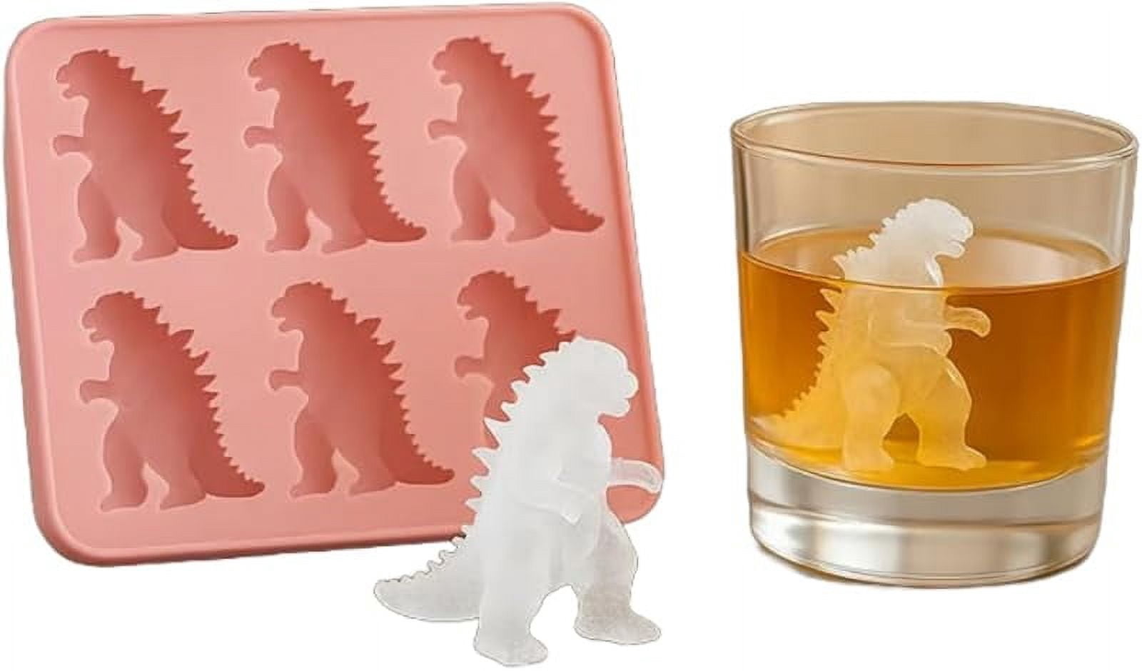 Monster Ice Mold - 6-Cavity Large Silicone Ice Cube Tray for Whiskey ...