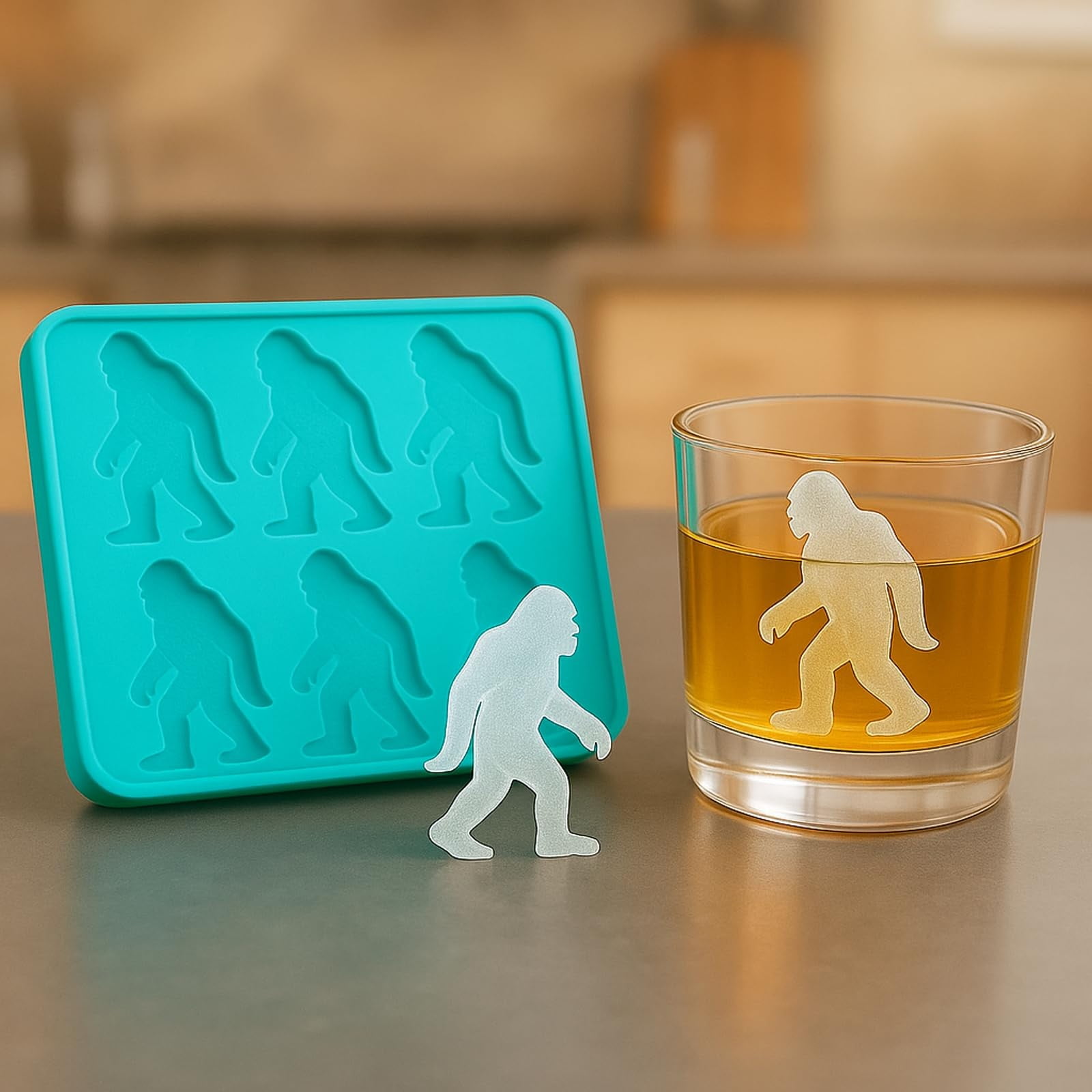 Monster Ice Mold - 6 Cavity Silicone Monster Ice Cube Molds, Food Grade Flexible Ice Maker for ...