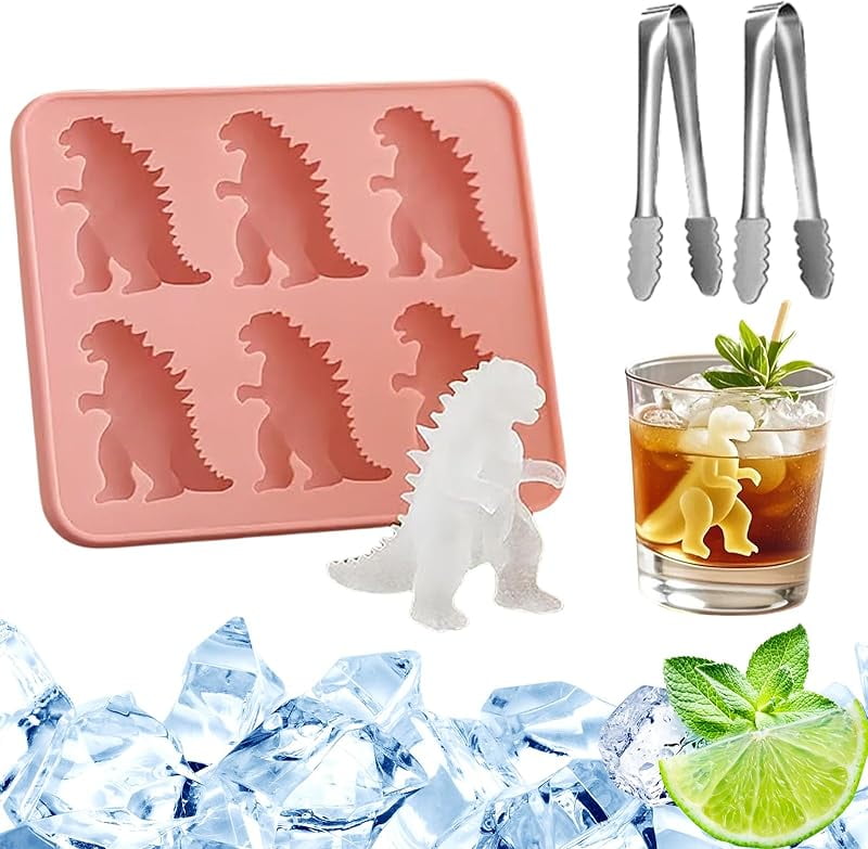 Monster Ice Mold,Food-Grade Flexible Ices Maker,6 Cavities Ice Pop ...