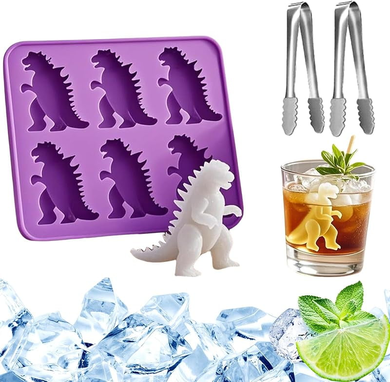 Monster Ice Mold,Food-Grade Flexible Ices Maker,6 Cavities Ice Pop ...