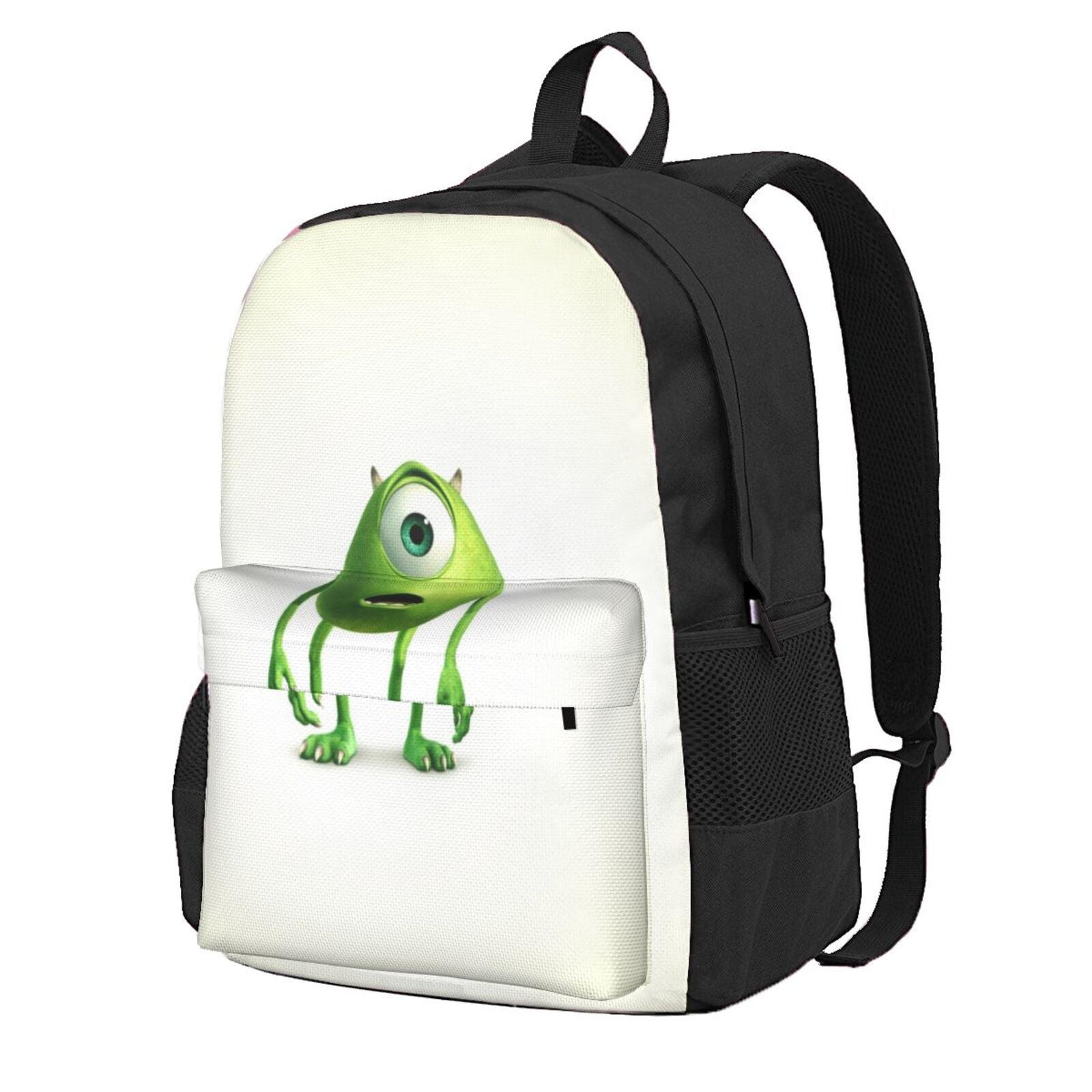 Monster Inc Backpack with Pocket Bookbag Lightweight Laptop Bag Travel ...