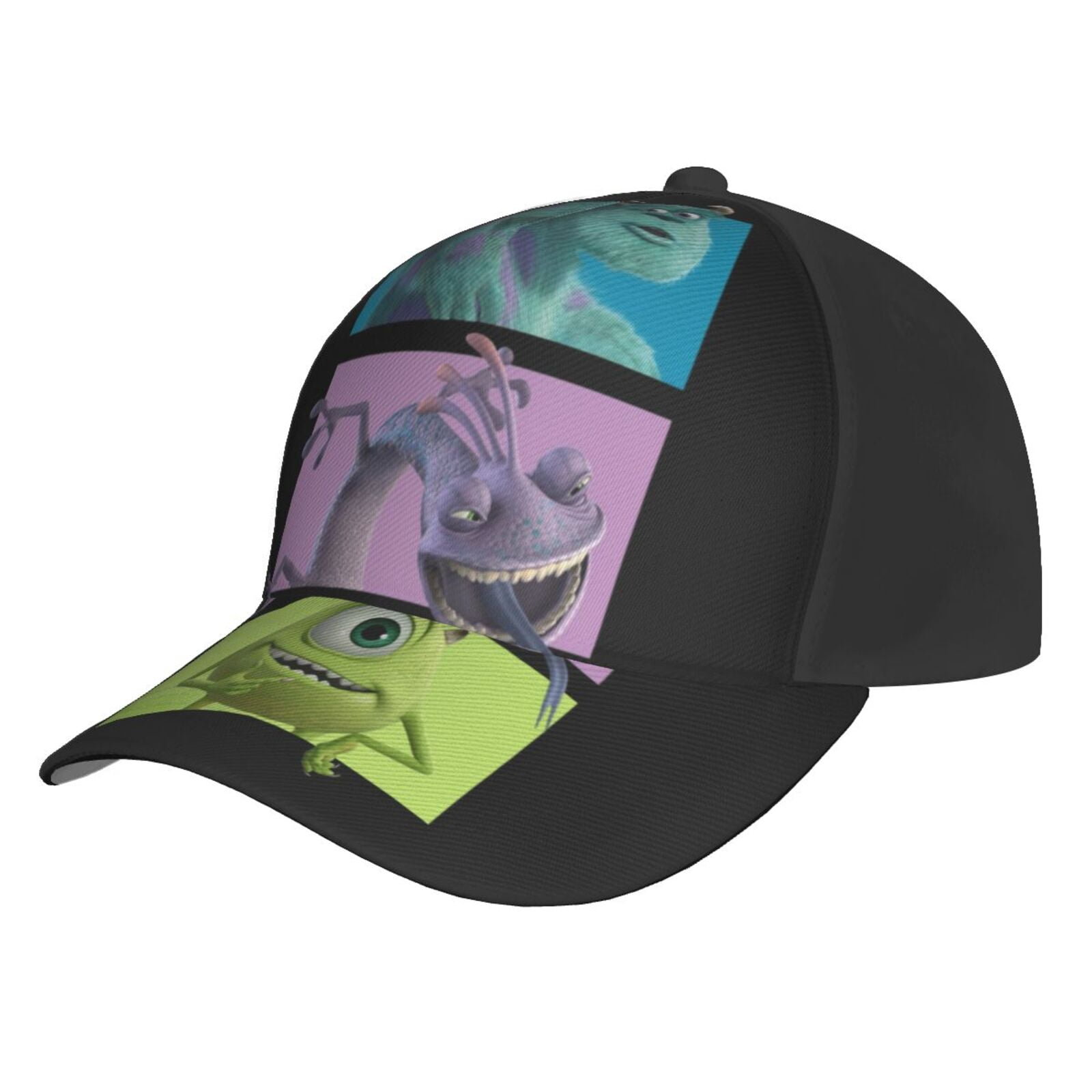 Monster Inc Baseball Cap Unisex Snapback Hip Hop Hats Cool Adjustable ...