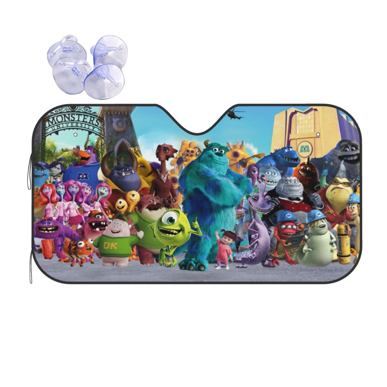 Monster Inc Car Sun Shade Windshield Cartoon Sun Shade for Car Truck ...