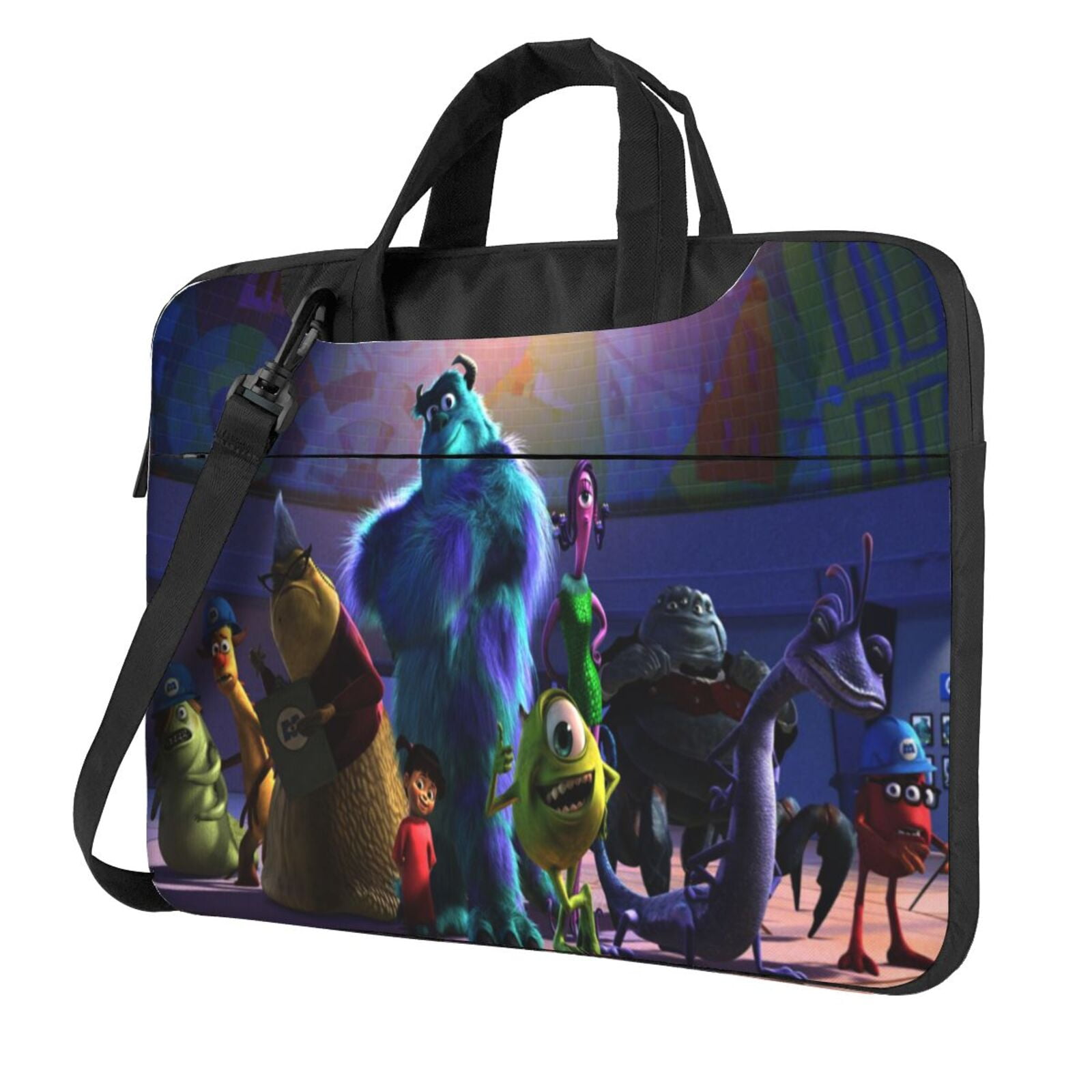 Monster Inc Laptop Bag with Extra Pocket Soft Carrying Handle ...