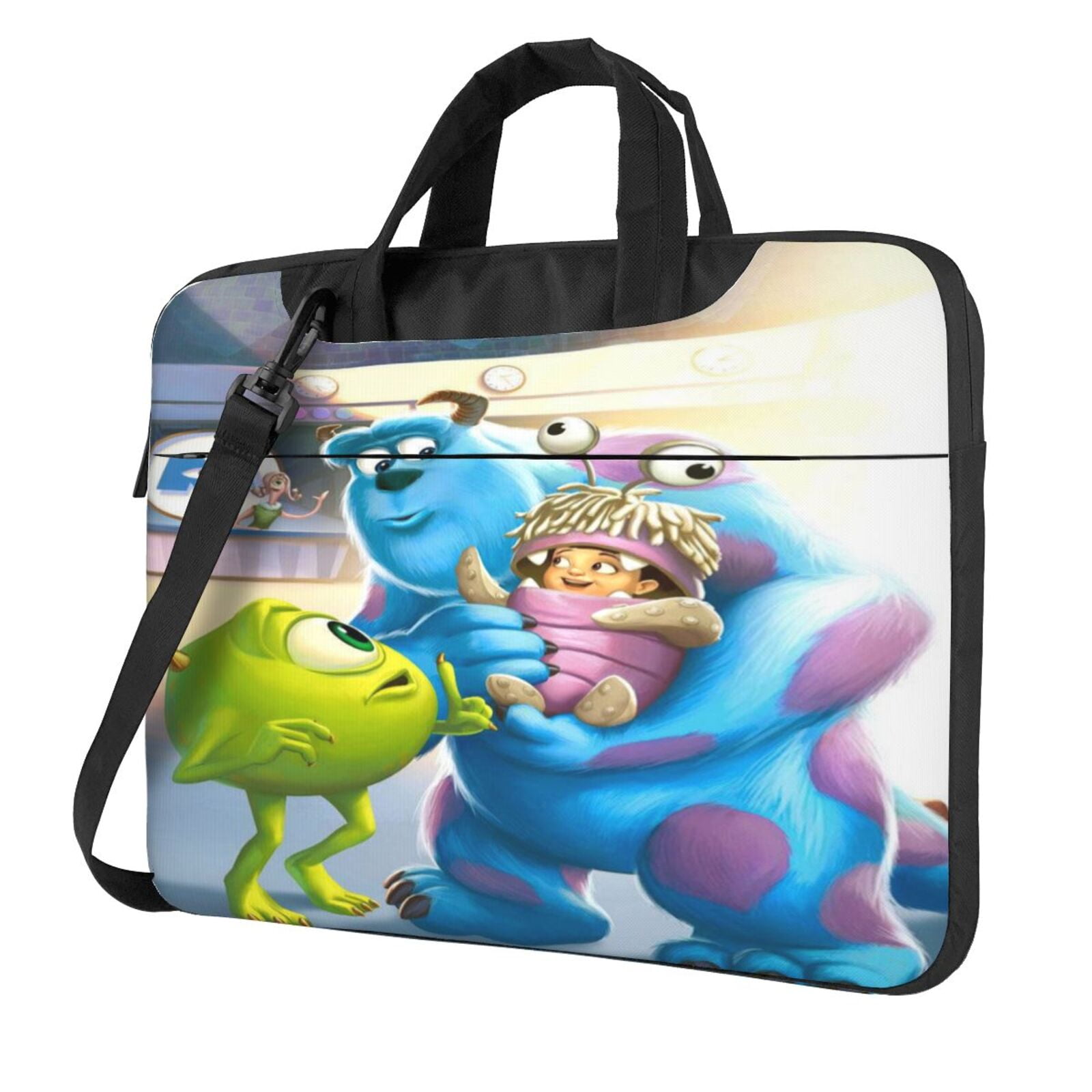 Monster Inc Laptop Bag with Extra Pocket Soft Carrying Handle ...