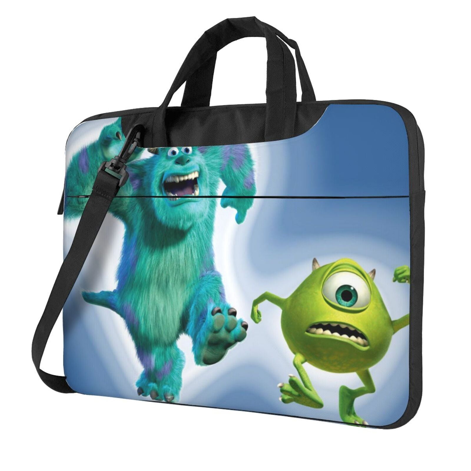 Monster Inc Laptop Bag with Extra Pocket Soft Carrying Handle ...