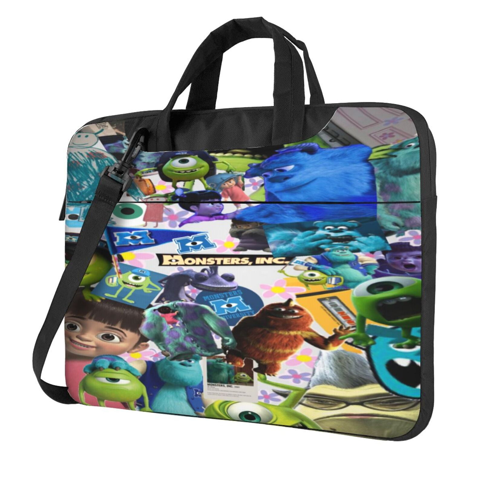 Monster Inc Laptop Bag with Extra Pocket Soft Carrying Handle ...