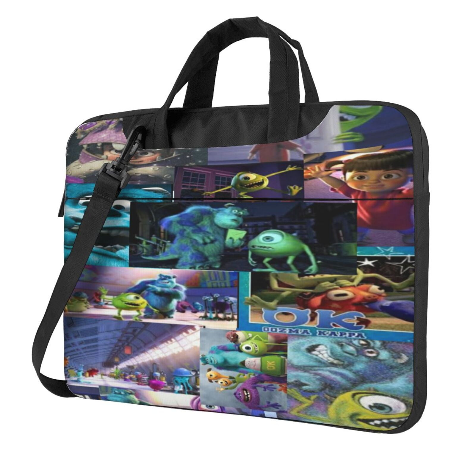 Monster Inc Laptop Bag with Extra Pocket Soft Carrying Handle ...