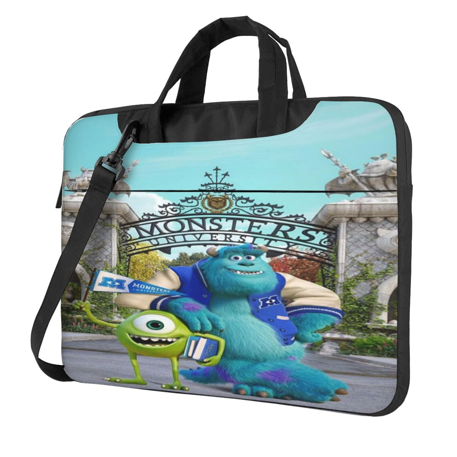 Monster Inc Laptop Bag with Extra Pocket Soft Carrying Handle ...