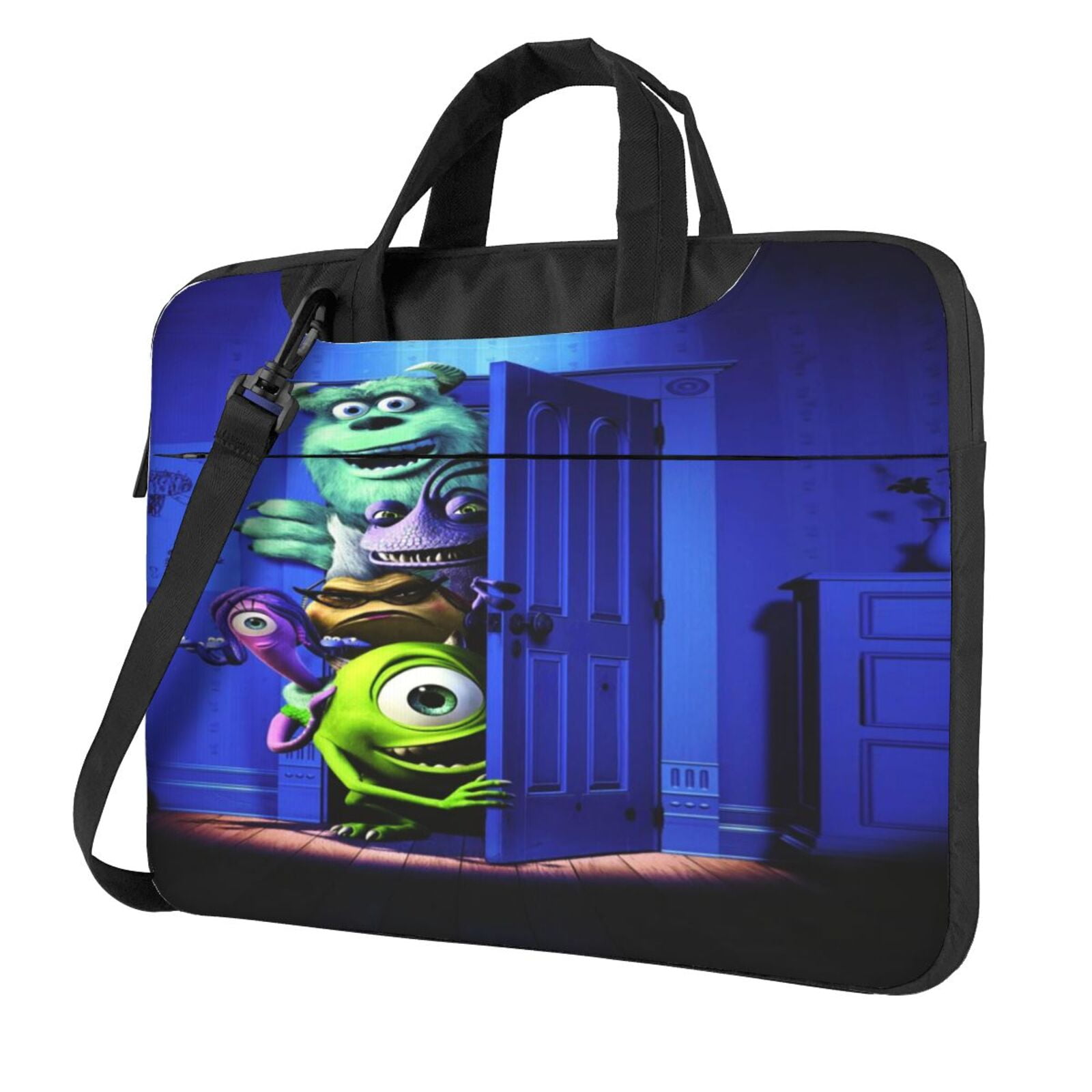 Monster Inc Laptop Bag with Extra Pocket Soft Carrying Handle ...