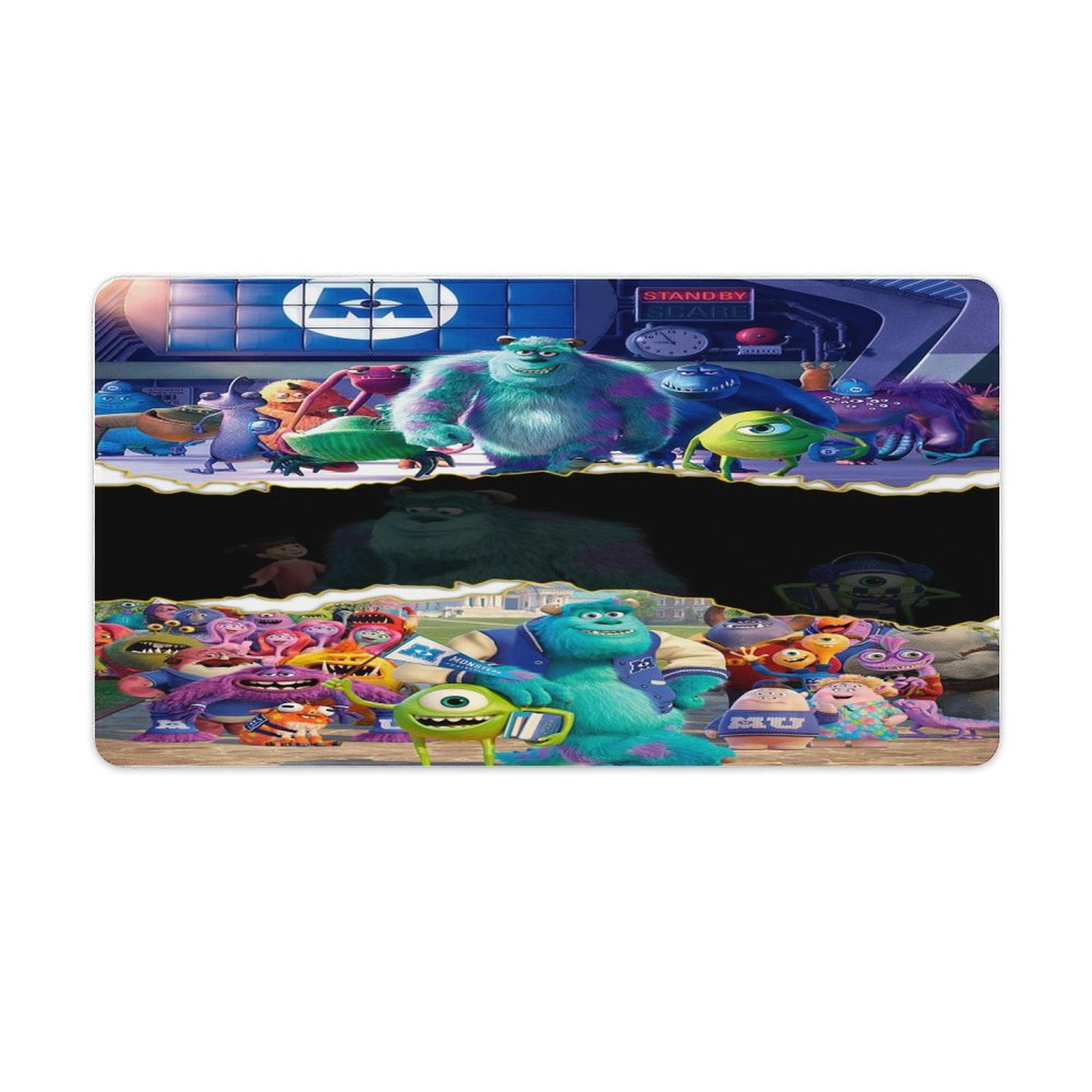 Monster Inc Large Mouse Pad with Stitched Edge Rubber Mouse Mat ...