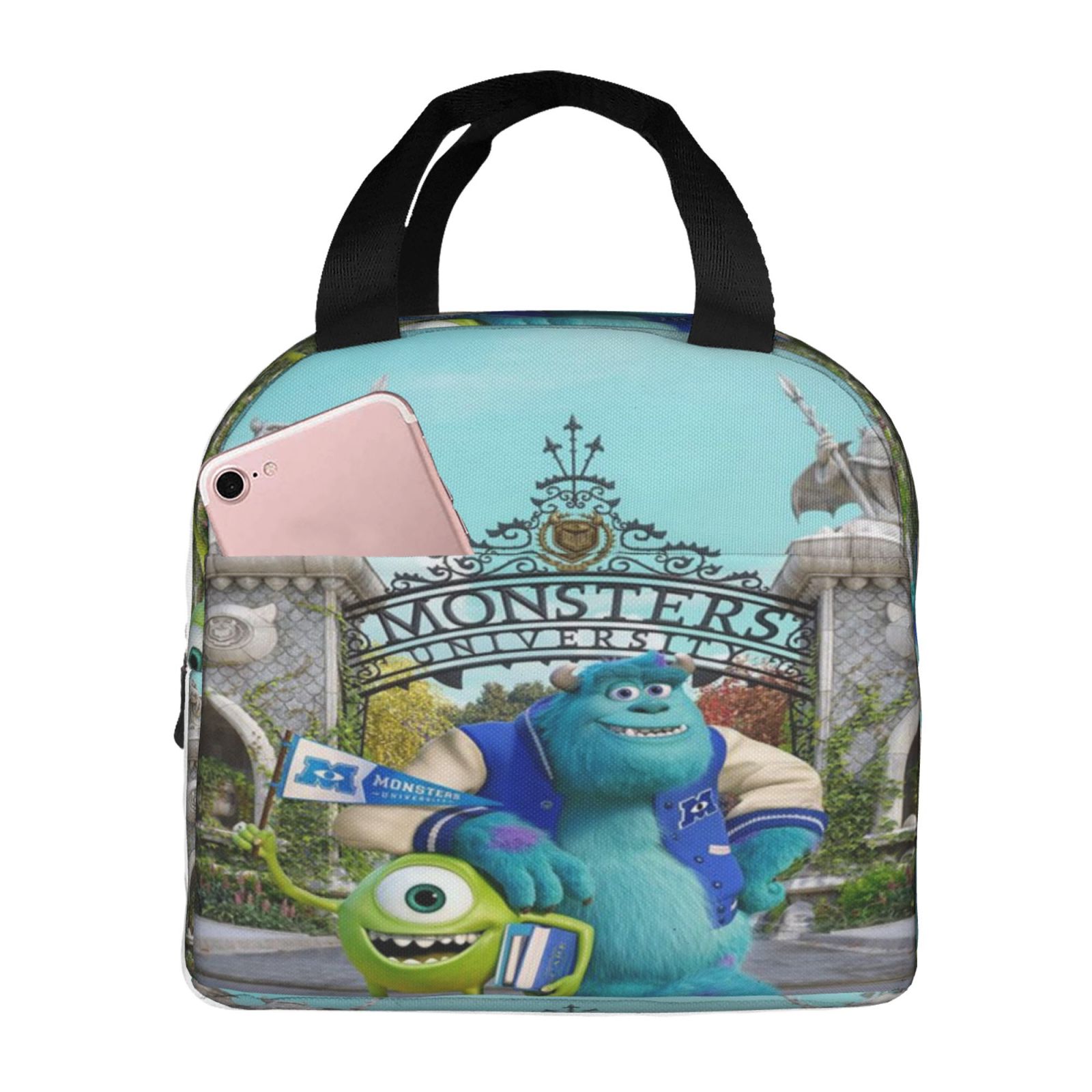 Monster Inc Lunch Box Insulated Lunch Bag Reusable Cooler Lunch Tote ...
