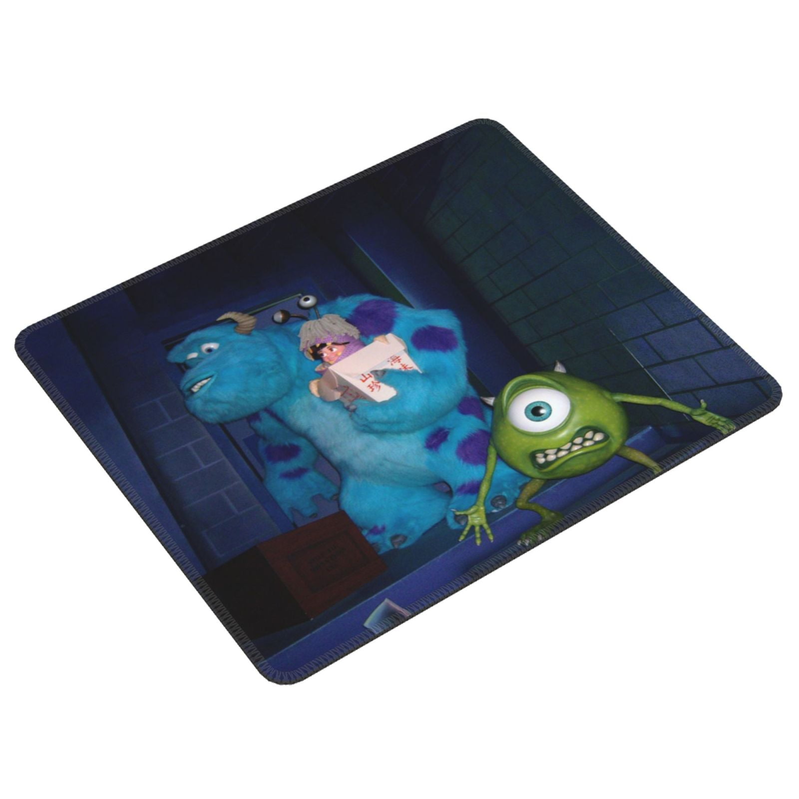Monster Inc Mouse Pad with Stitched Edge Rubber Mouse Mat Waterproof ...