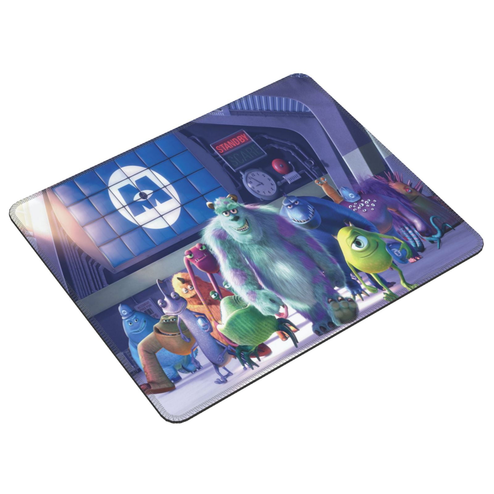 Monster Inc Mouse Pad with Stitched Edge Rubber Mouse Mat Waterproof ...