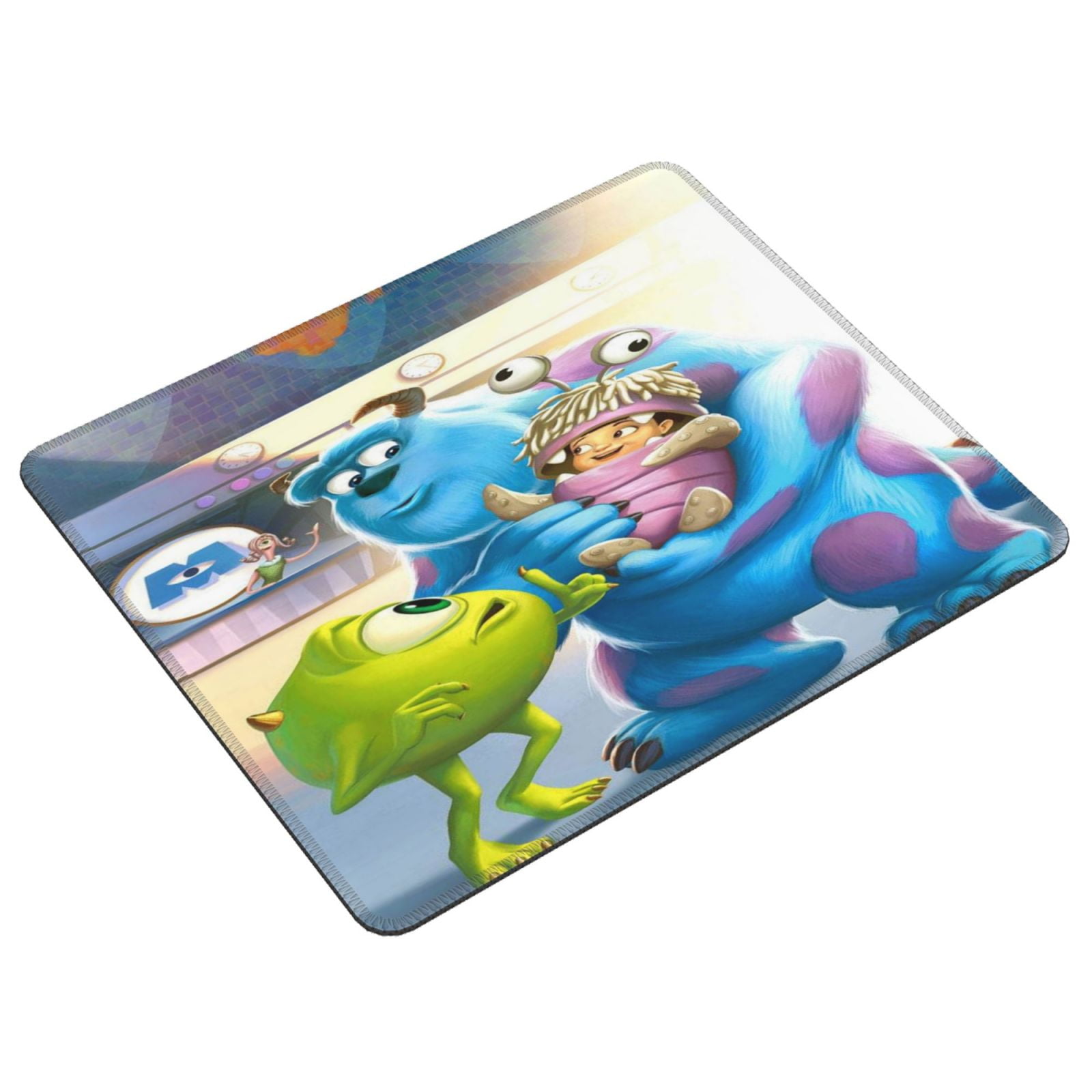 Monster Inc Mouse Pad with Stitched Edge Rubber Mouse Mat Waterproof ...