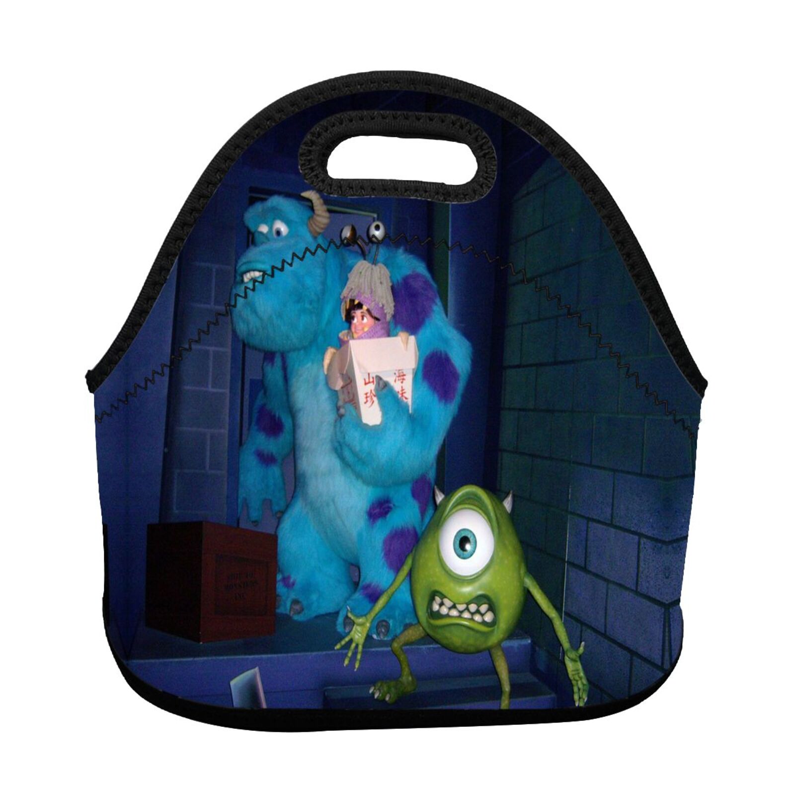 Monster Inc Neoprene Insutated Lunch Bag Cute Lunch Box Lunch Bag Tote ...