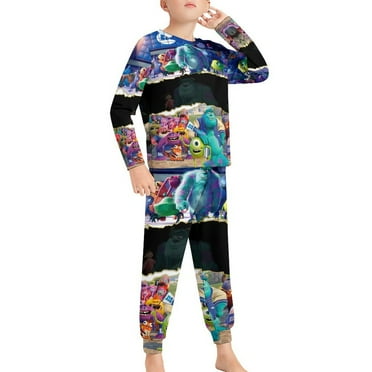 Teenage Mutant Ninja Turtles Boys Long Sleeve Graphic Top and Fleece Pants Pajama Set, 2-Piece ...