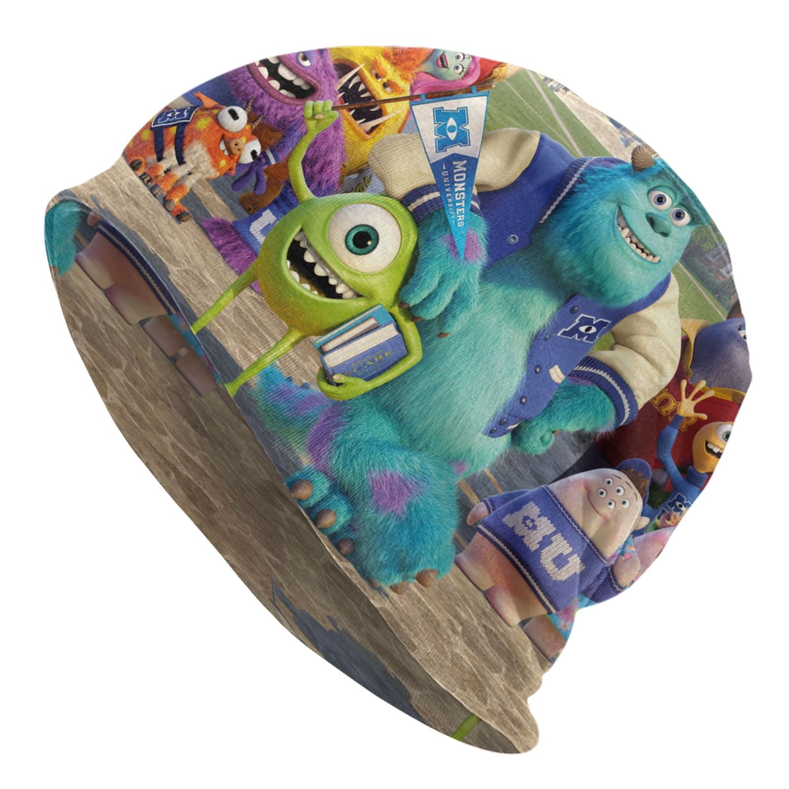 Monster Inc Slouchy Beanie Hats Stretch Chemo Headwear Caps Baggy Sleep ...