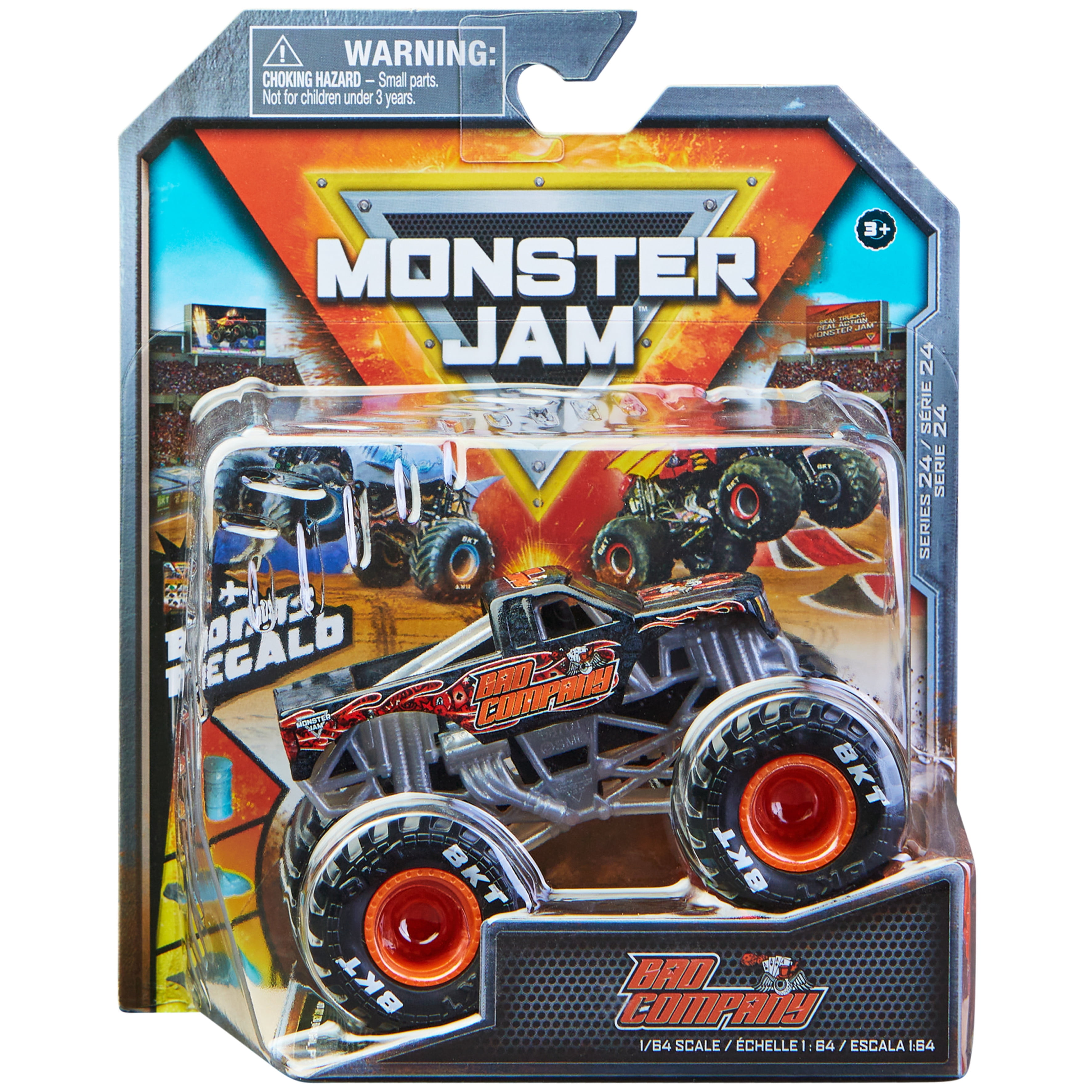 Monster Jam 1:64 Bad Company Monster Truck, Arena Favorites Series ...