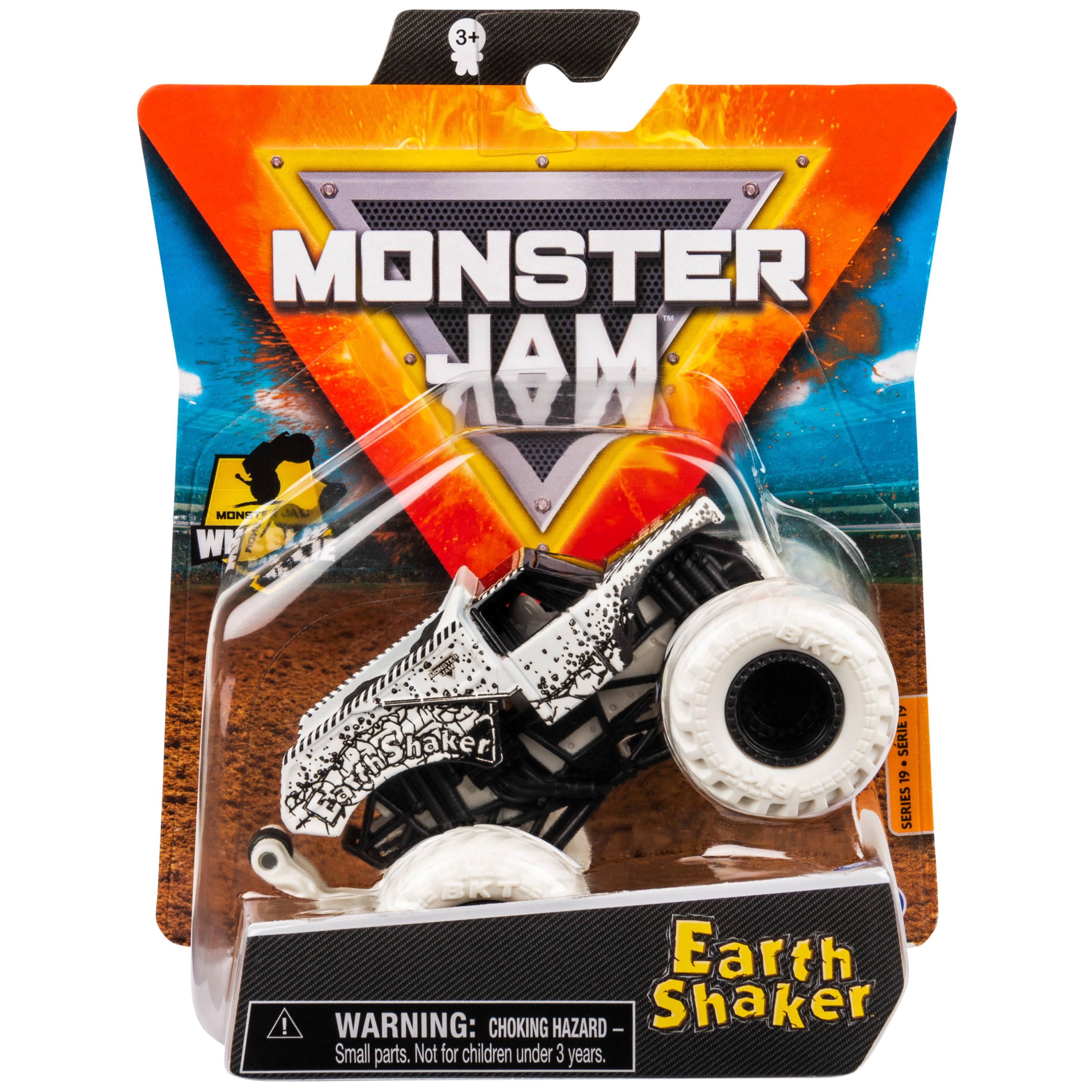 Monster Jam 1:64 Earth Shaker Monster Truck, Max Contrast Series ...