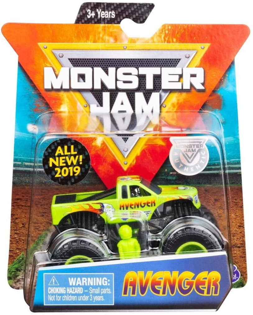Monster Jam 1:64 Scale Avenger Monster Truck Toy - Walmart.com
