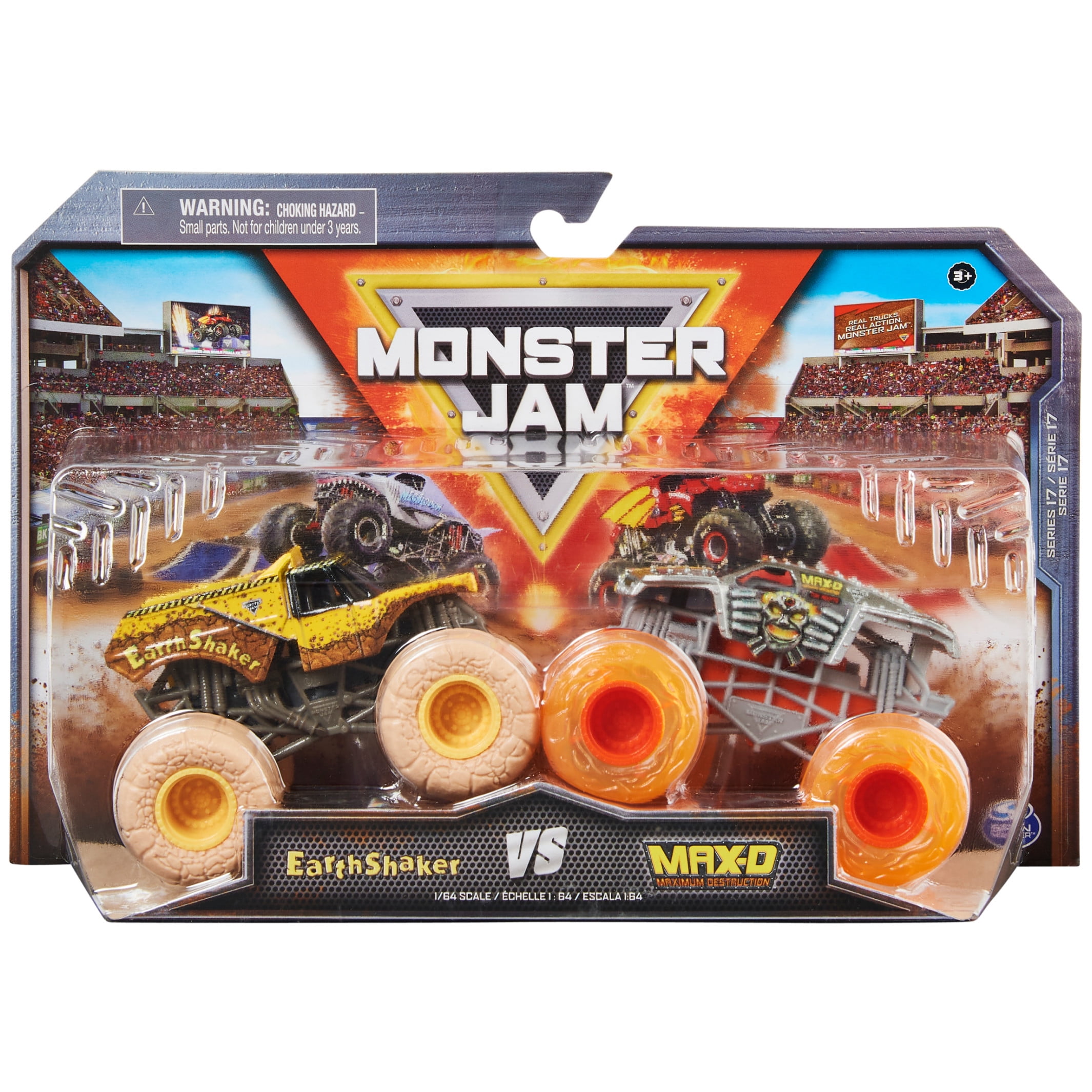 Monster Jam 1:64 Die-Cast Trucks 2-Pack Metal Toys - Collectible ...