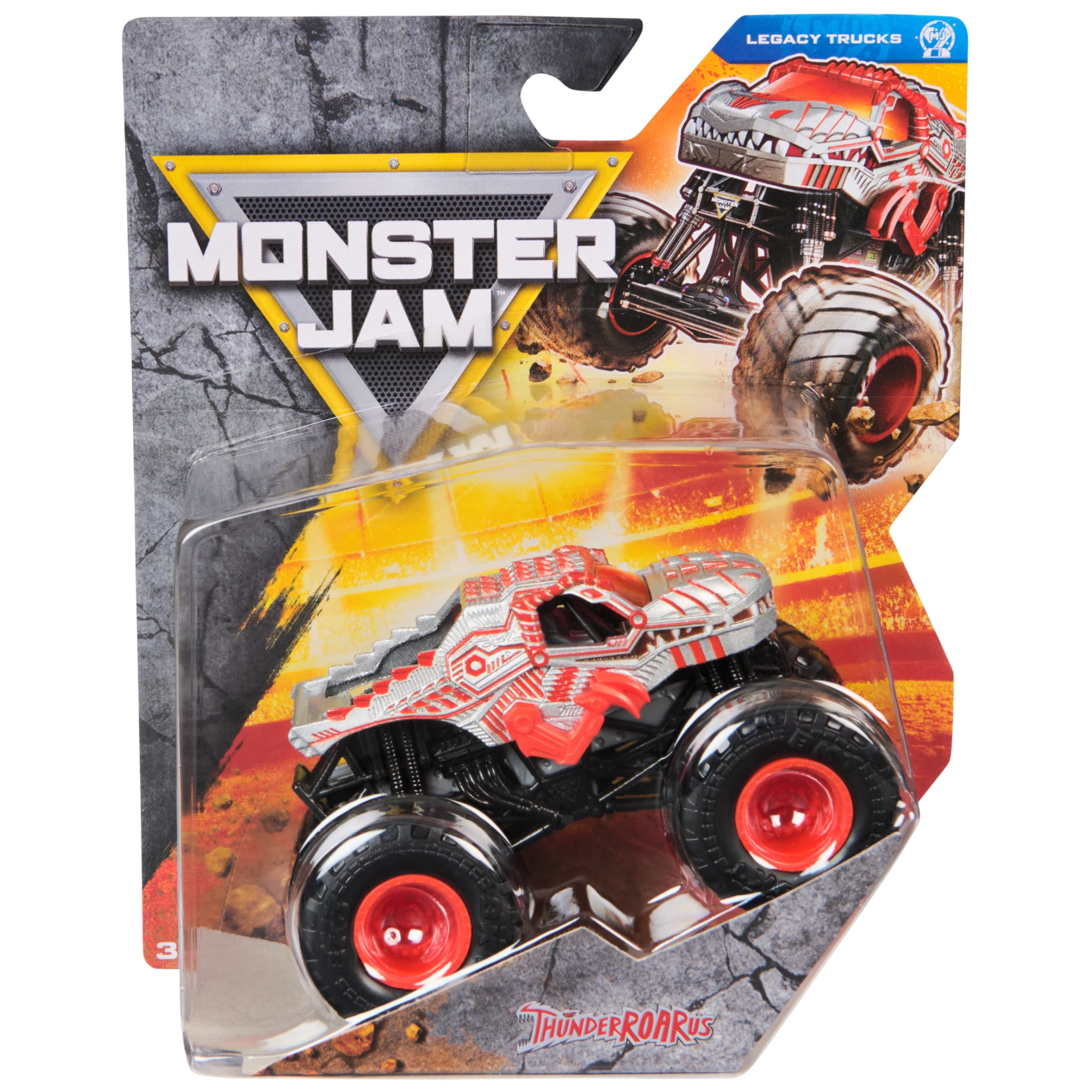 Monster Jam ThunderROARus Monster Truck, 1:64 Scale - Walmart.com