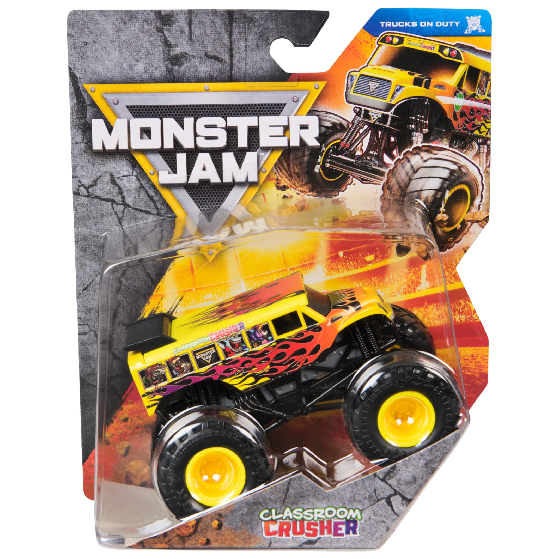 Monster Jam Classroom Crusher Monster Truck, 1:64 Scale - Walmart.com