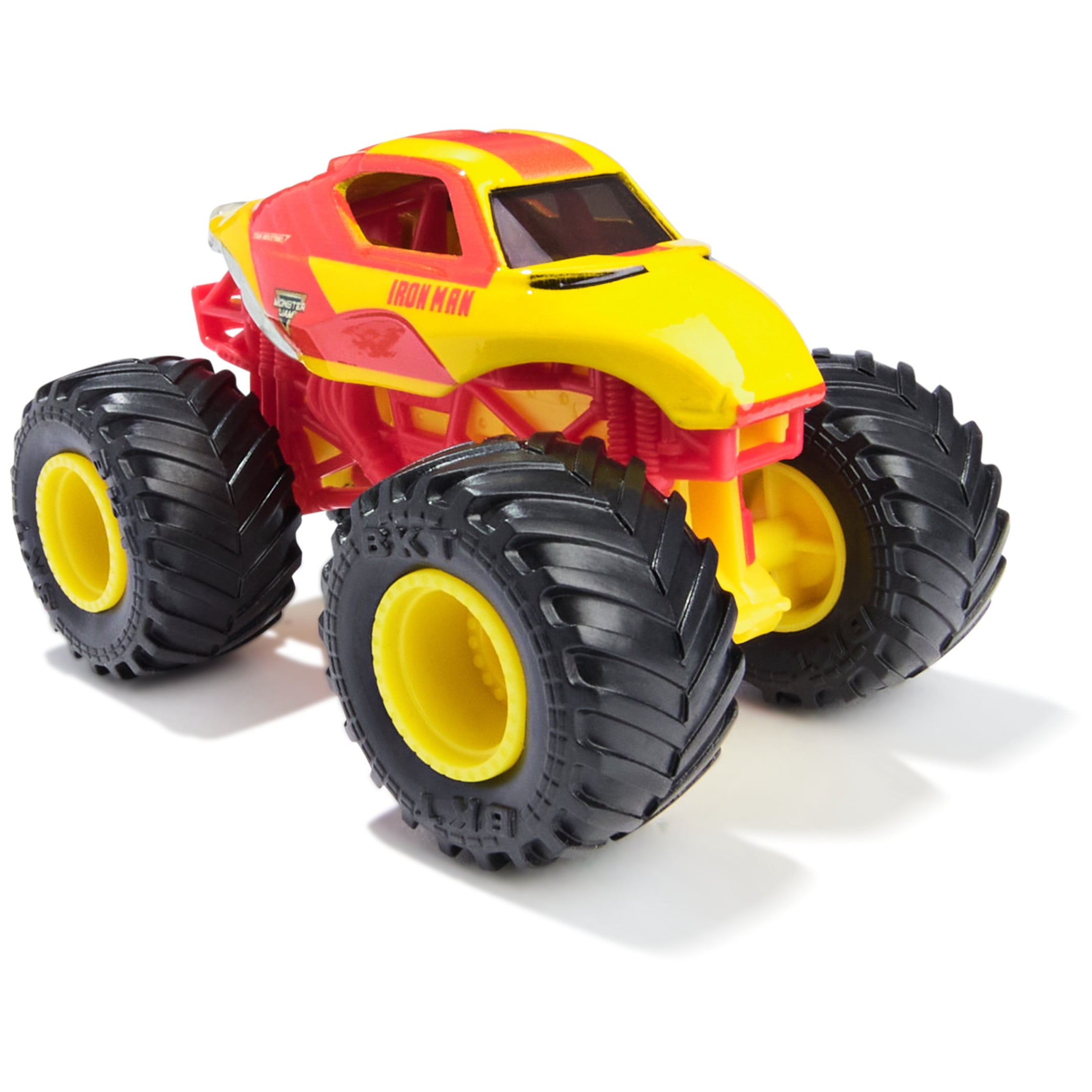 Monster Jam, Marvel Official Iron Man Monster Truck, Die-Cast Vehicle ...