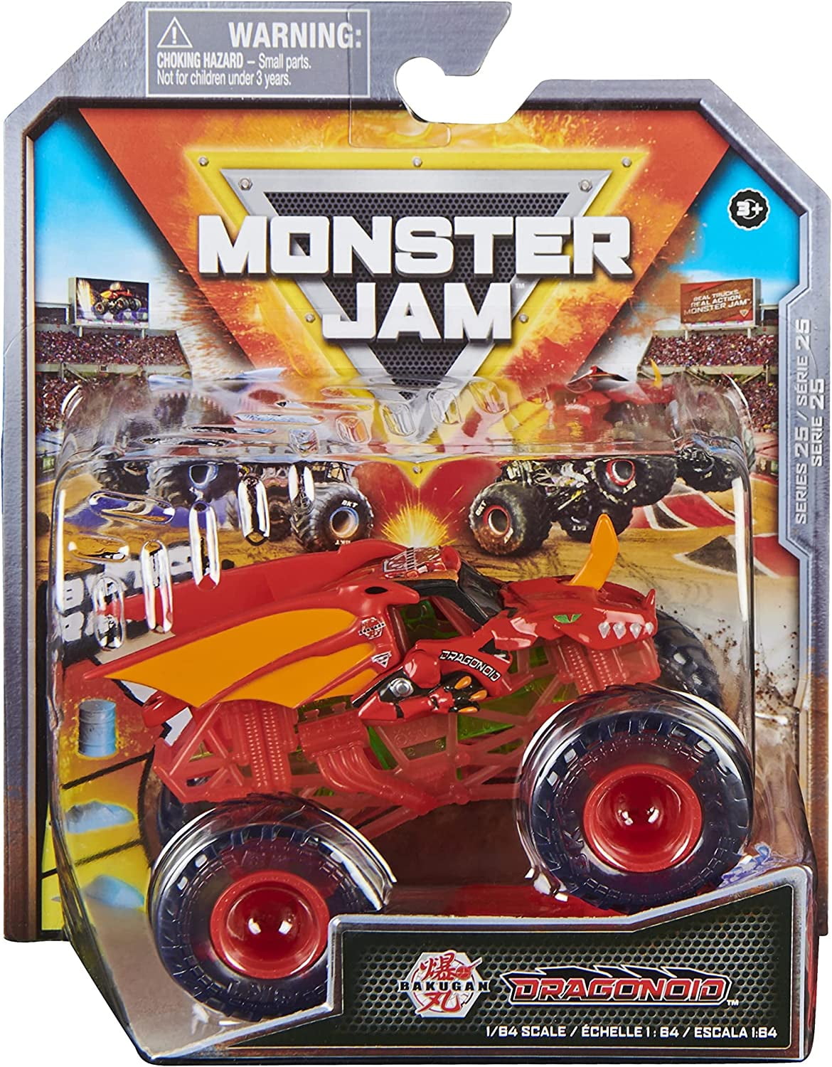 Monster Jam 2022 Spin Master 1:64 Diecast Truck with Bonus Accessory ...
