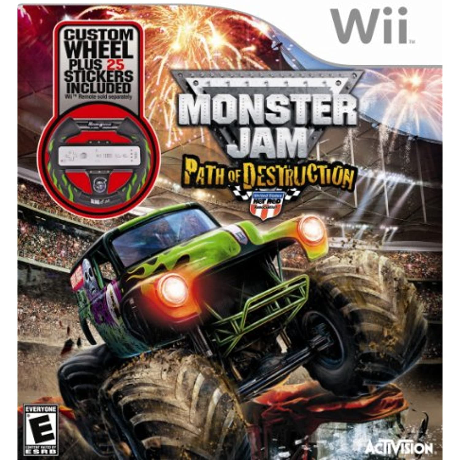 Monster Jam 3: Path Of Destruction With Grave Digger Steering Wheel ...