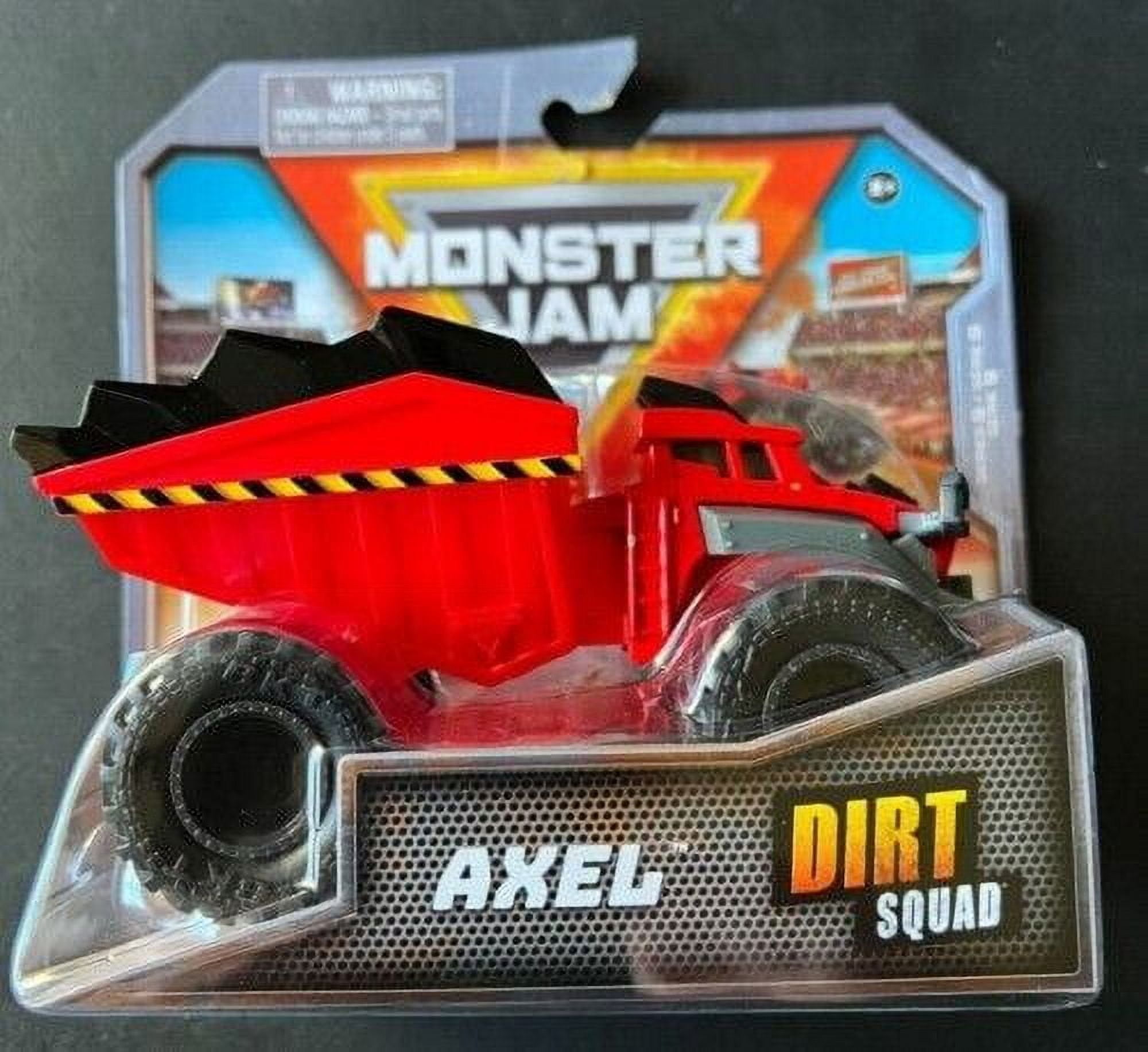 Monster Jam Dirt Squad Axel Diecast Car (Red) - Walmart Business Supplies
