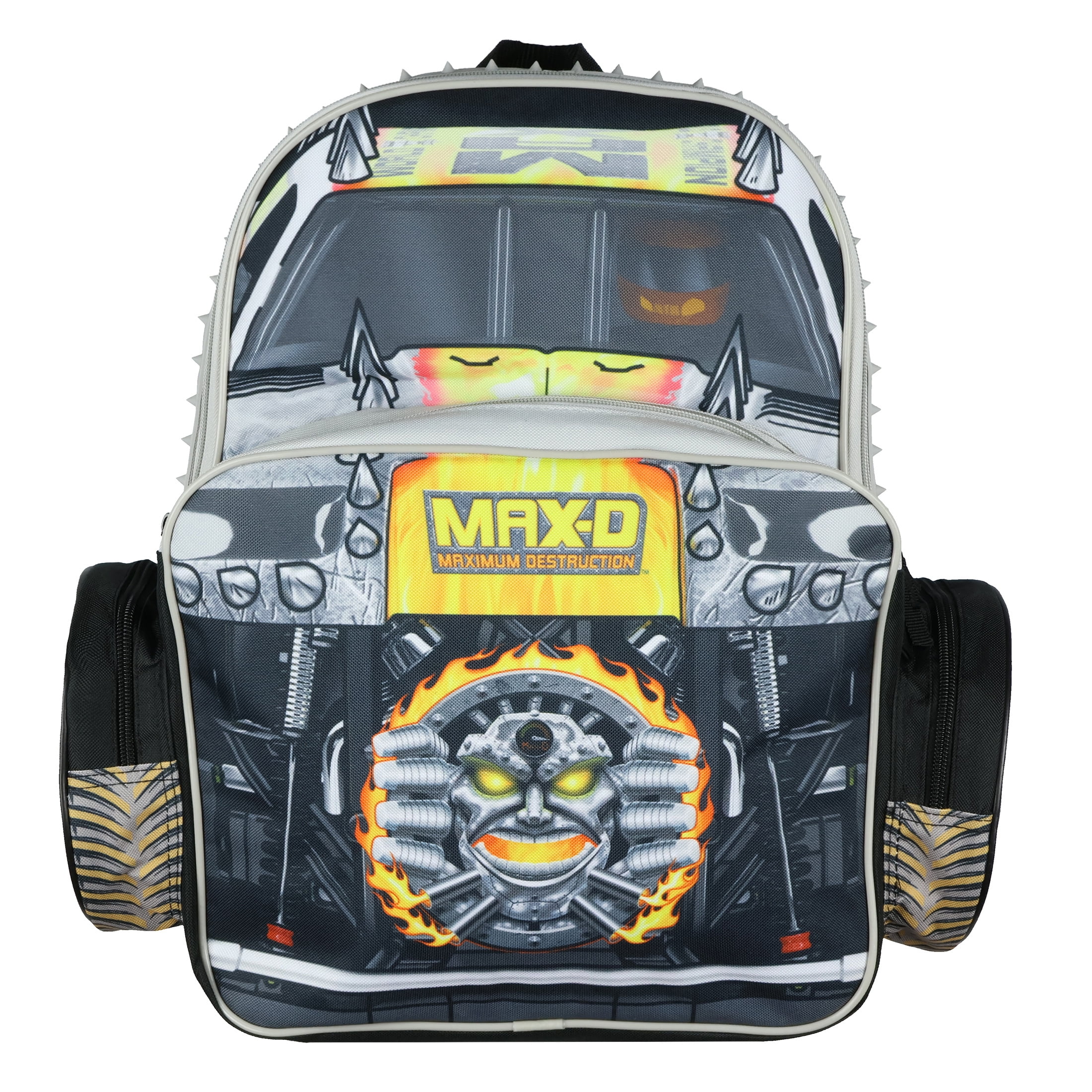 Monster Jam Backpack Max-D Maximum Destruction Rugged Design Laptop ...